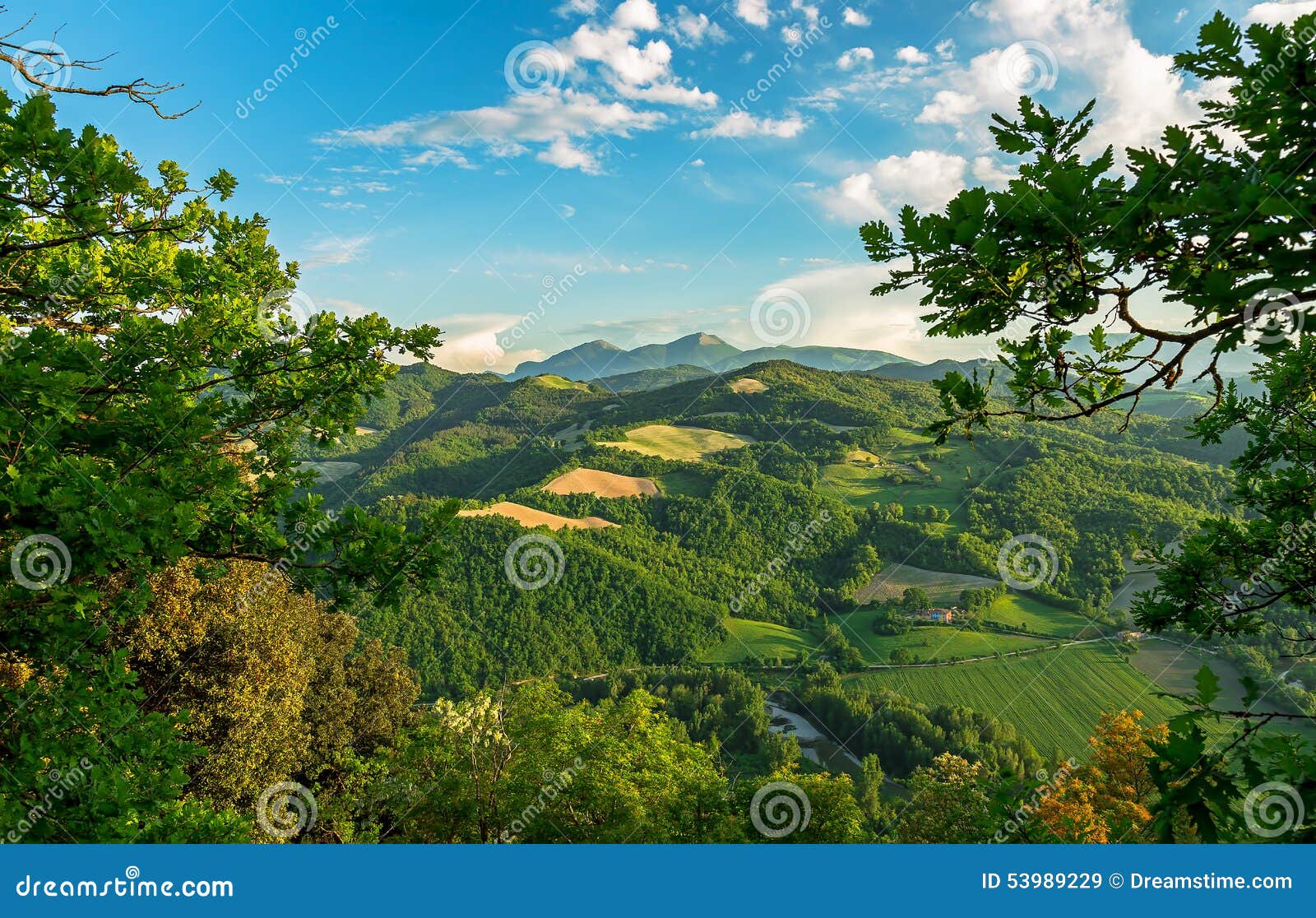 Mountain hills landscape stock image. Image of ridge - 53989229