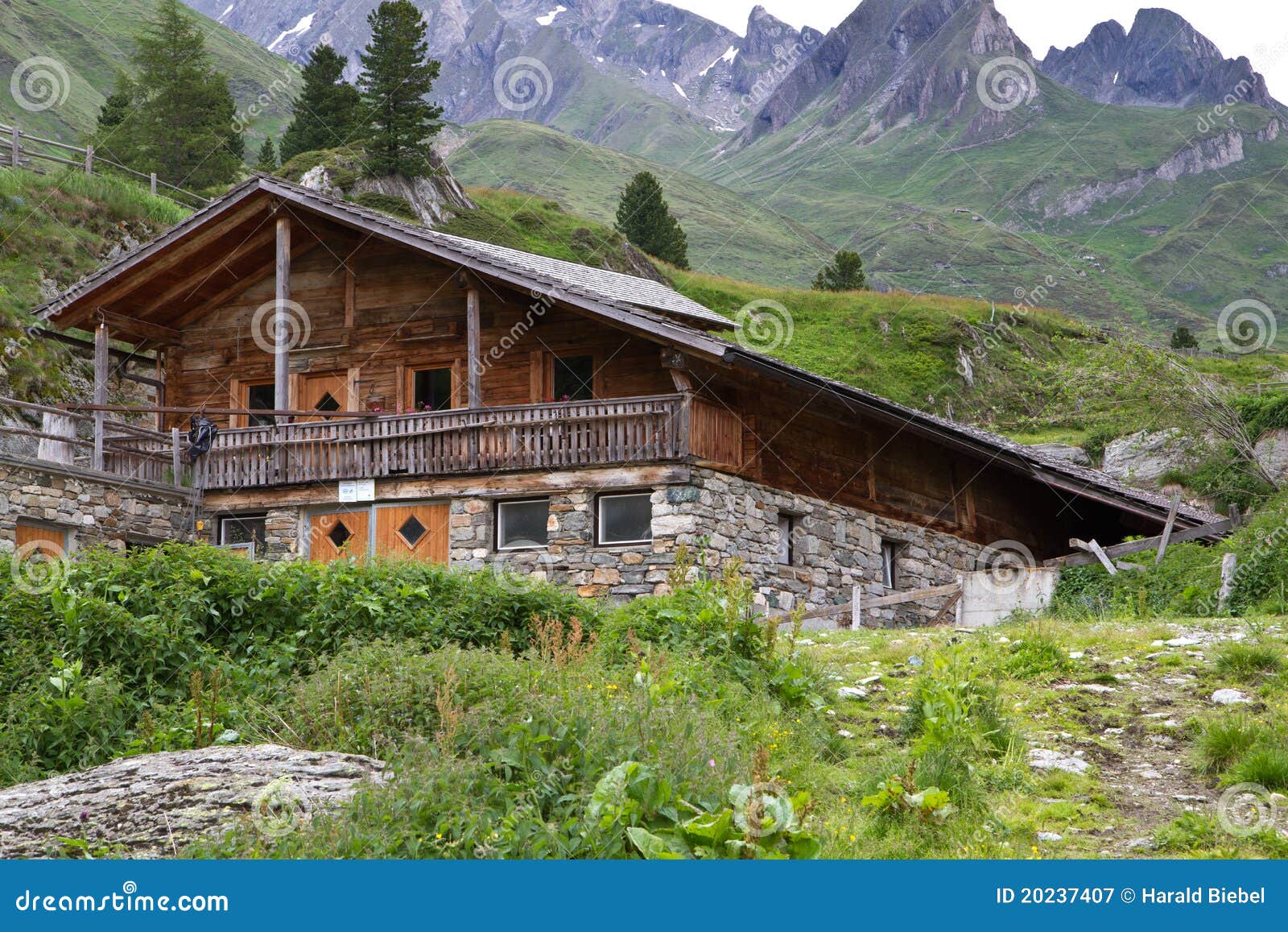Mountain Hut in South Tyrol, Italy Stock Image - Image of dolomites ...