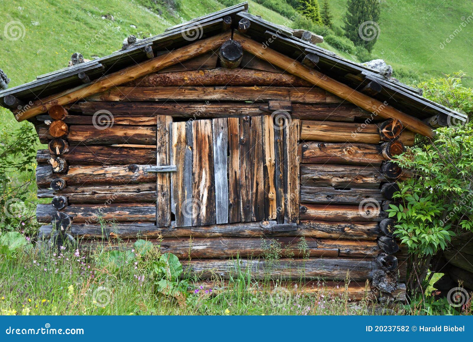 Mountain Hut in South Tyrol, Italy Stock Photo - Image of cloudy ...