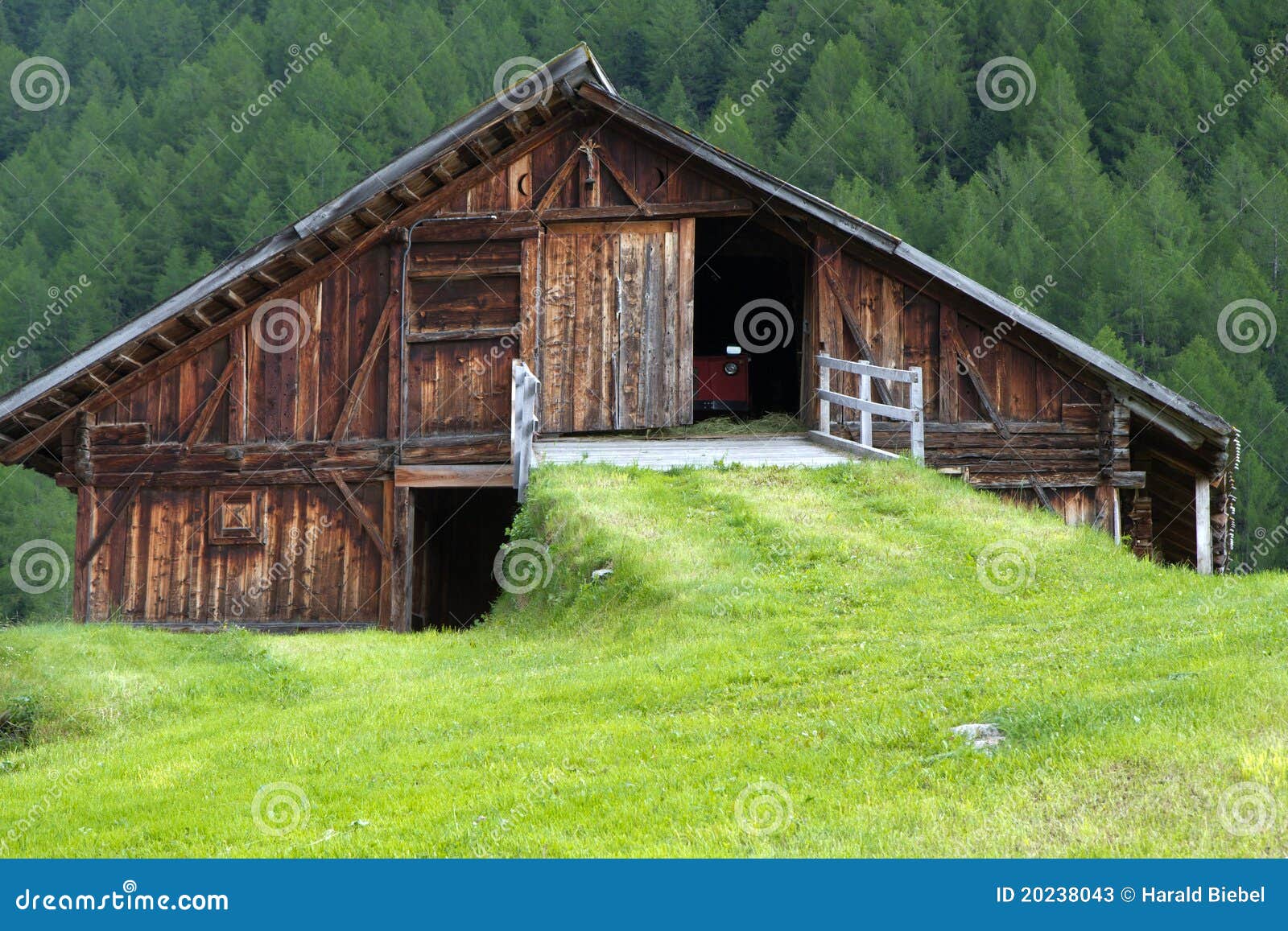 Mountain Hut in South Tyrol, Italy Stock Image - Image of bozen, meadow ...