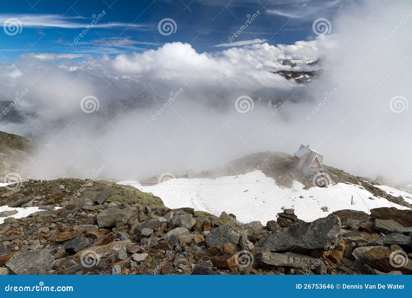 Mountain hut view stock photo. Image of environment, building - 26753646