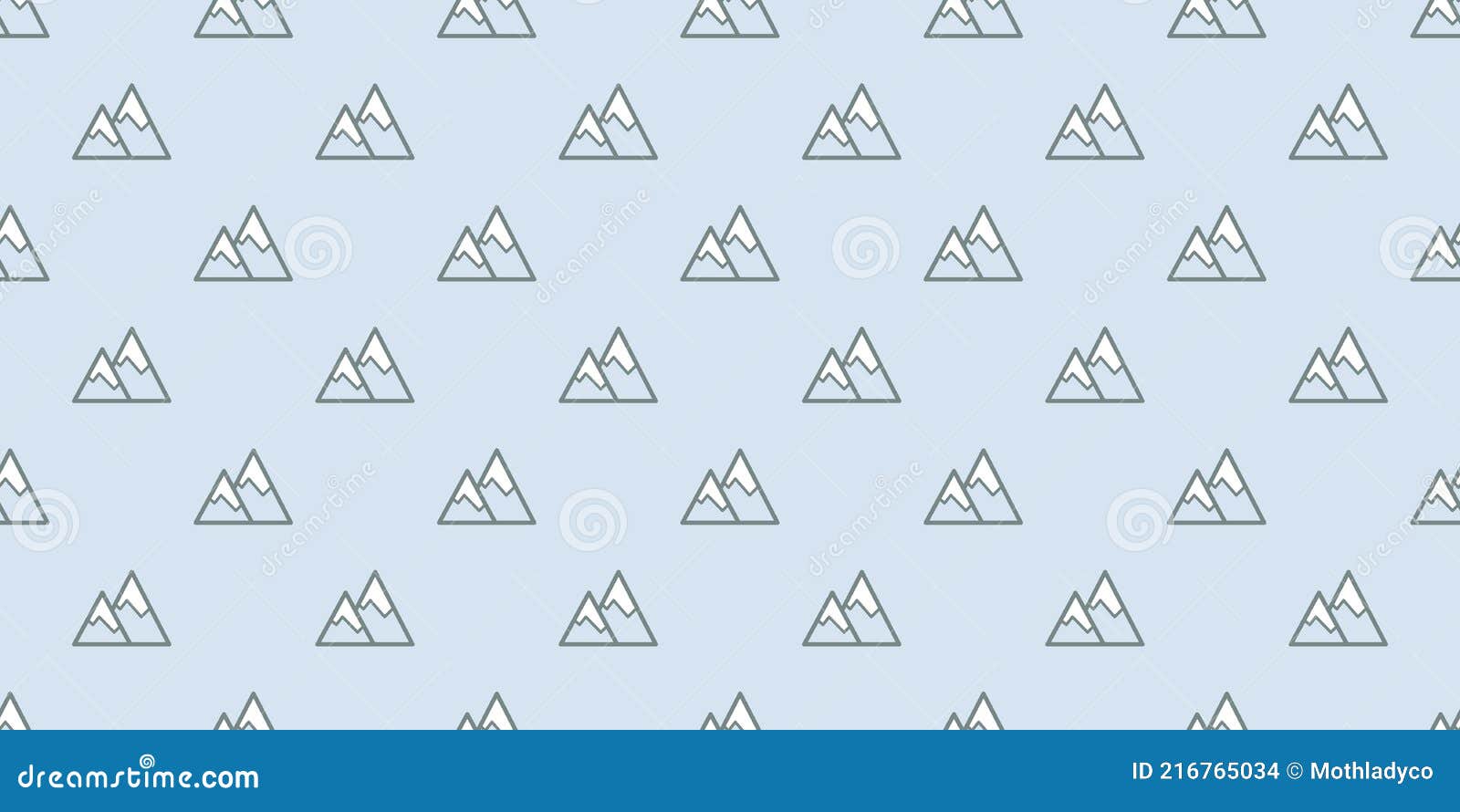 Mountain Icons, Seamless Repeat Pattern Vector Background Stock Vector ...
