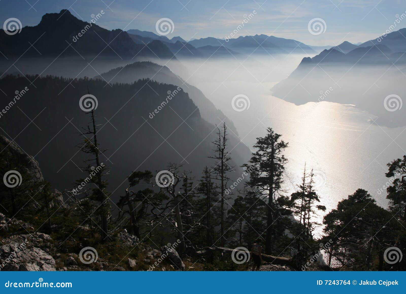 Mountain inversion stock photo. Image of inversion, shade - 7243764