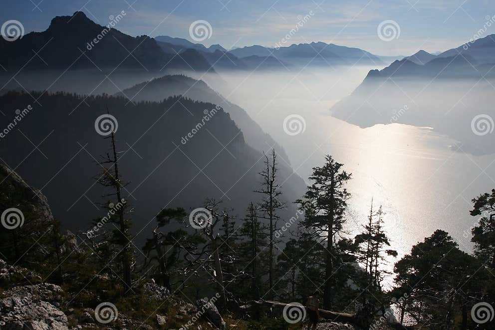 Mountain inversion stock photo. Image of inversion, shade - 7243764
