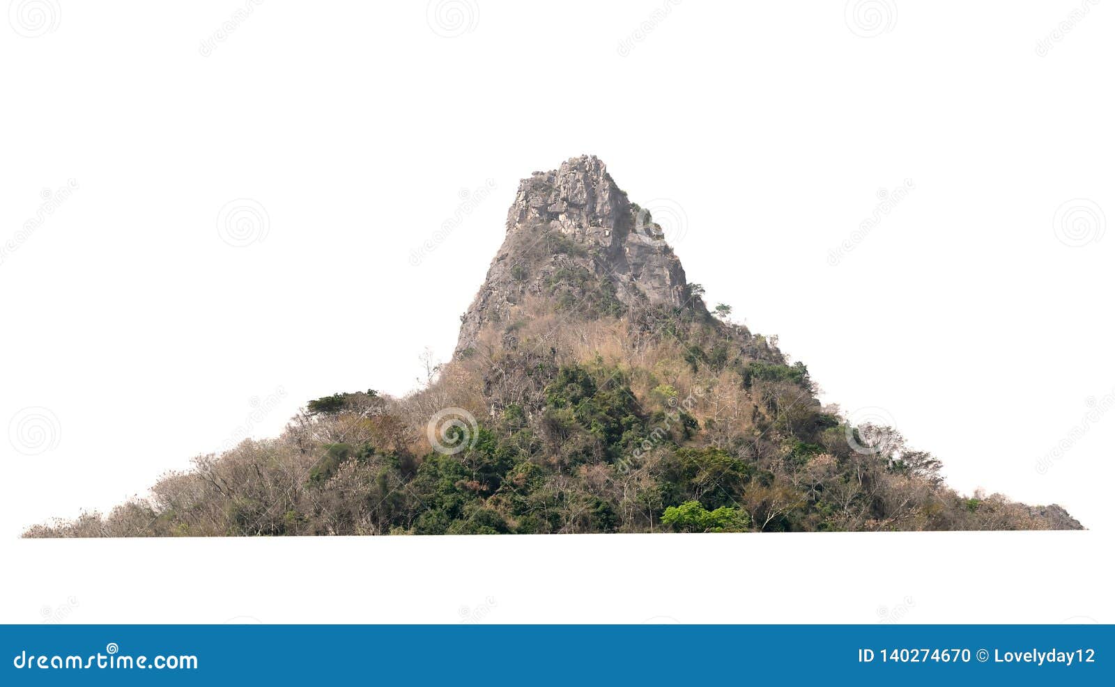 Mountain isolate on white stock photo. Image of abstract - 140274670