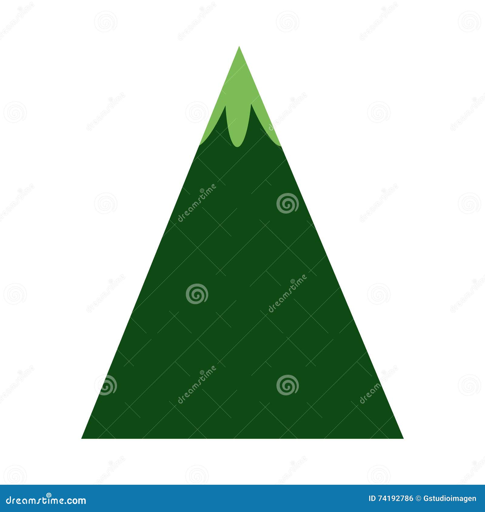 Mountain Isolated Icon Design Stock Illustration - Illustration of ...