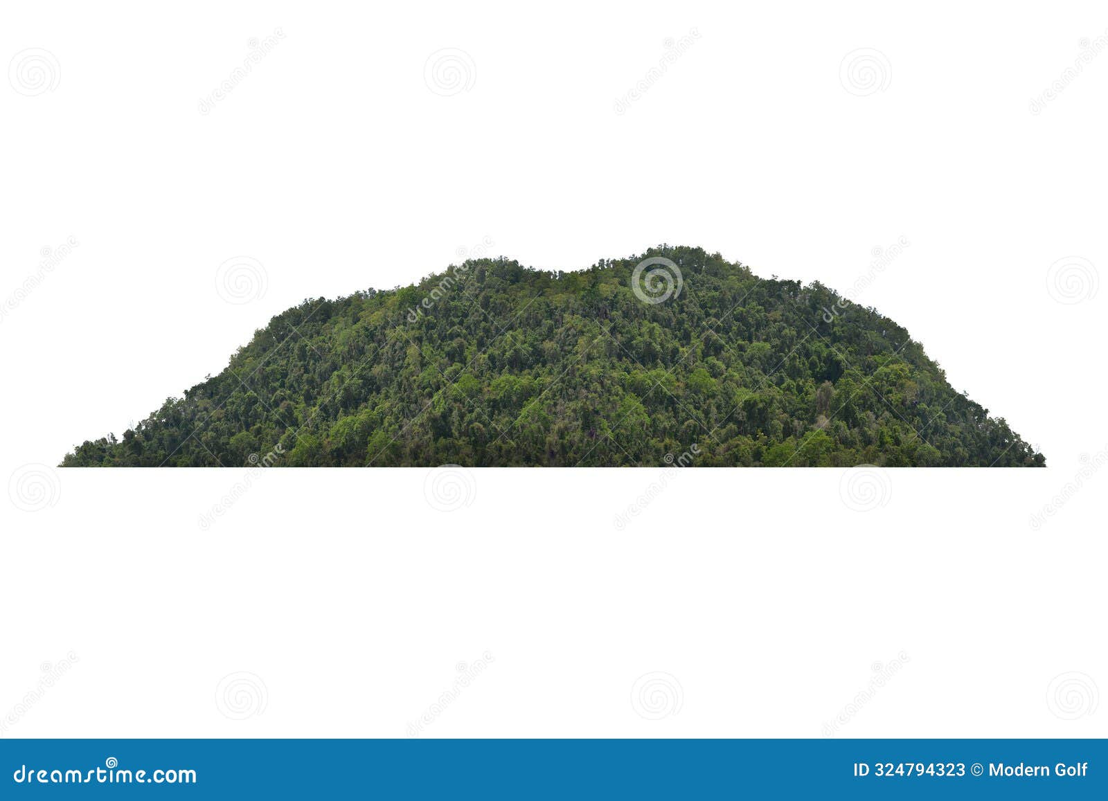Mountain Isolated on White Background . Stock Image - Image of abstract ...