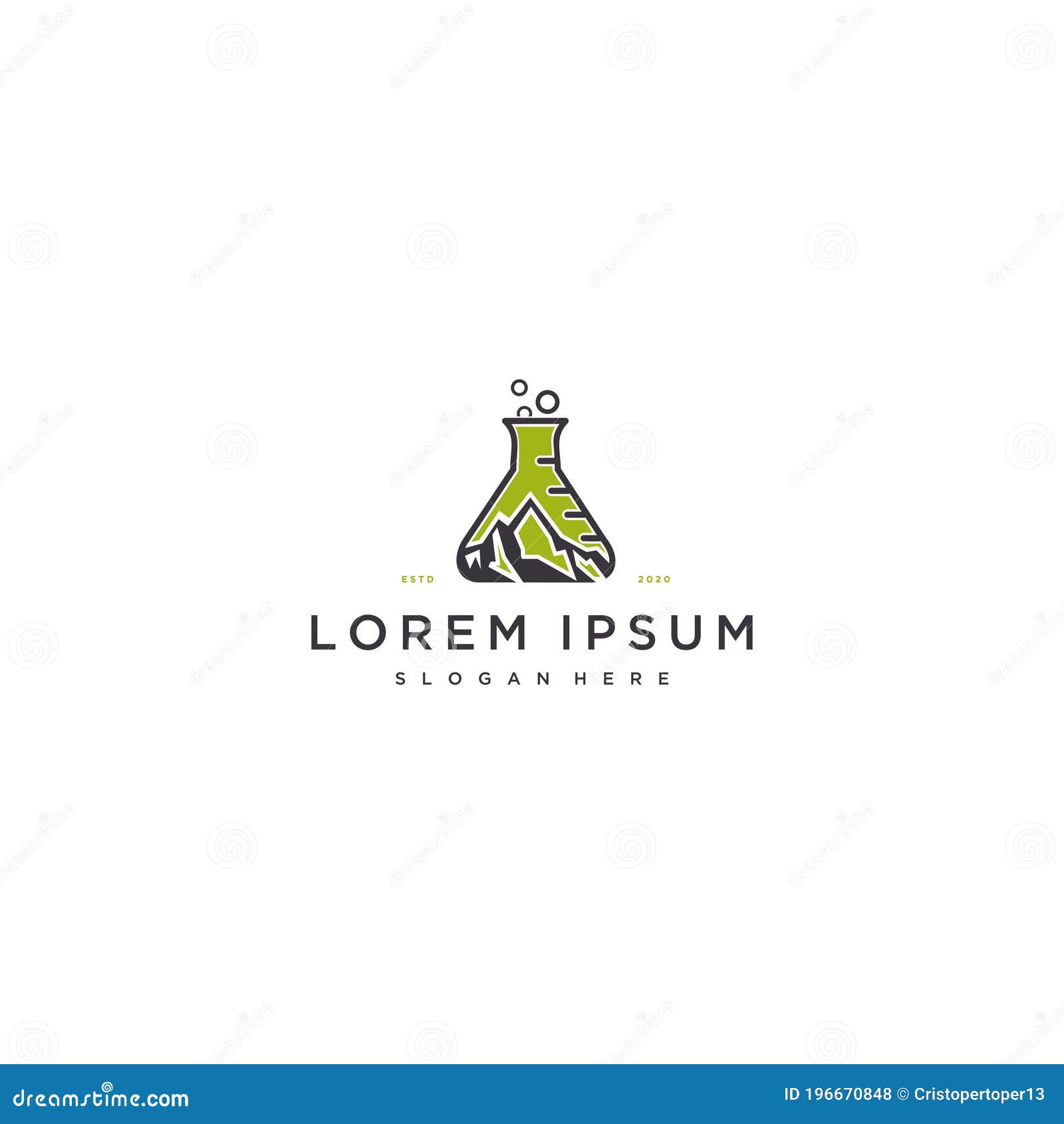 Mountain Lab Logo Design Concept Vector Stock Vector - Illustration of ...