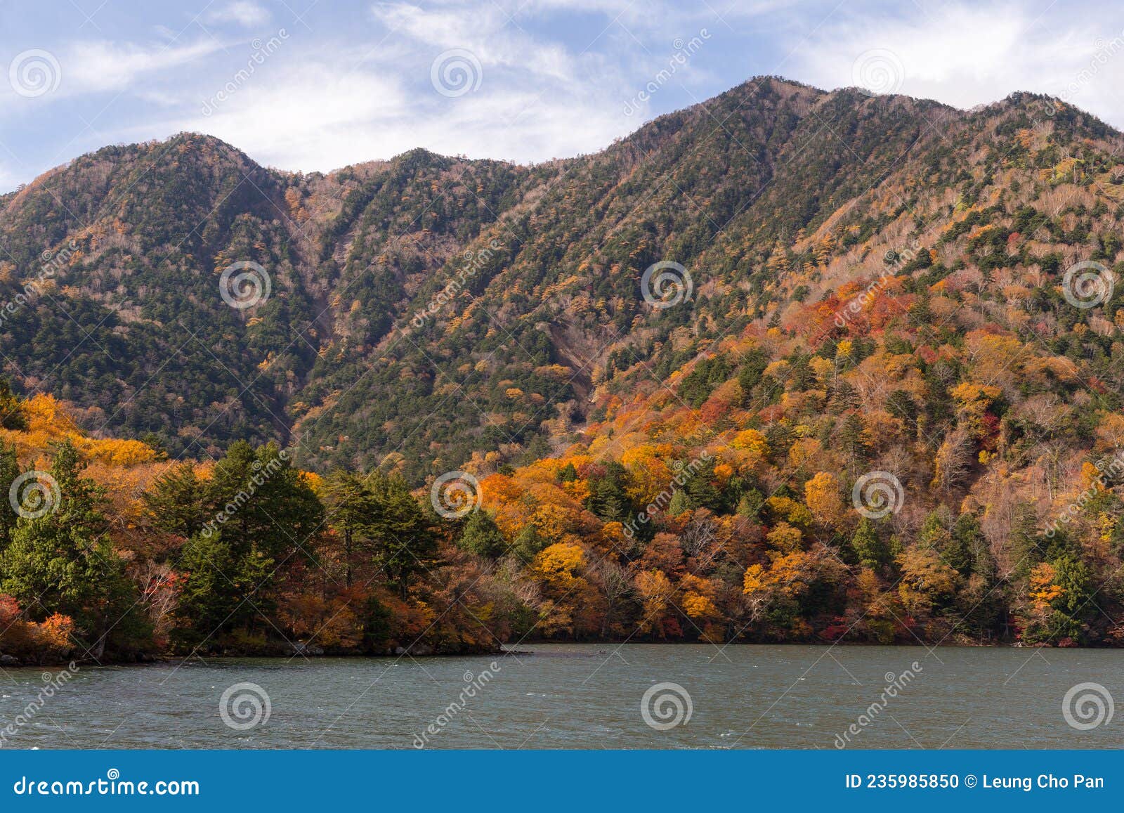 Mountain Lake in Autumn Season Stock Photo - Image of orange, foliage ...