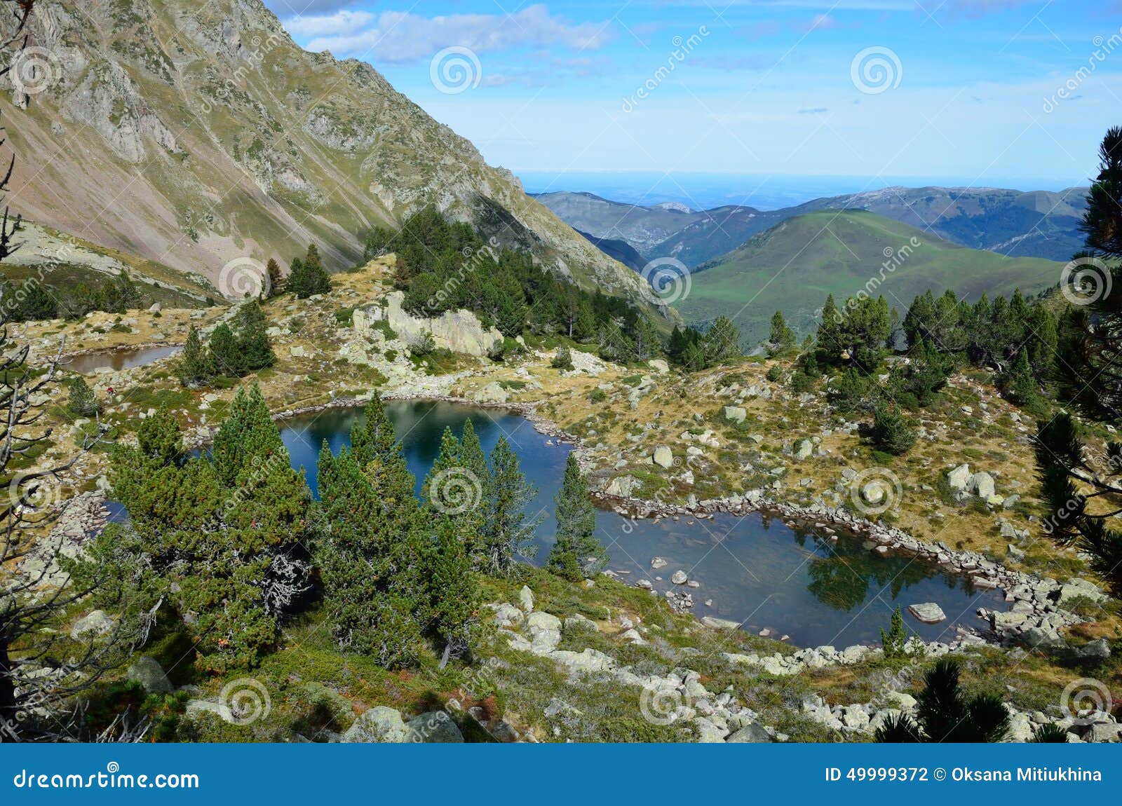 Mountain Lake in the Hautes Pyrenees Stock Photo - Image of small ...
