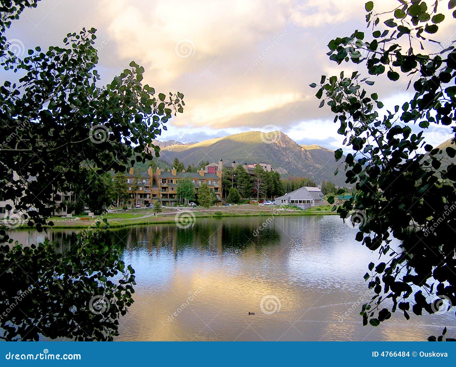 Mountain lake in Keystone stock photo. Image of landscape - 4766484