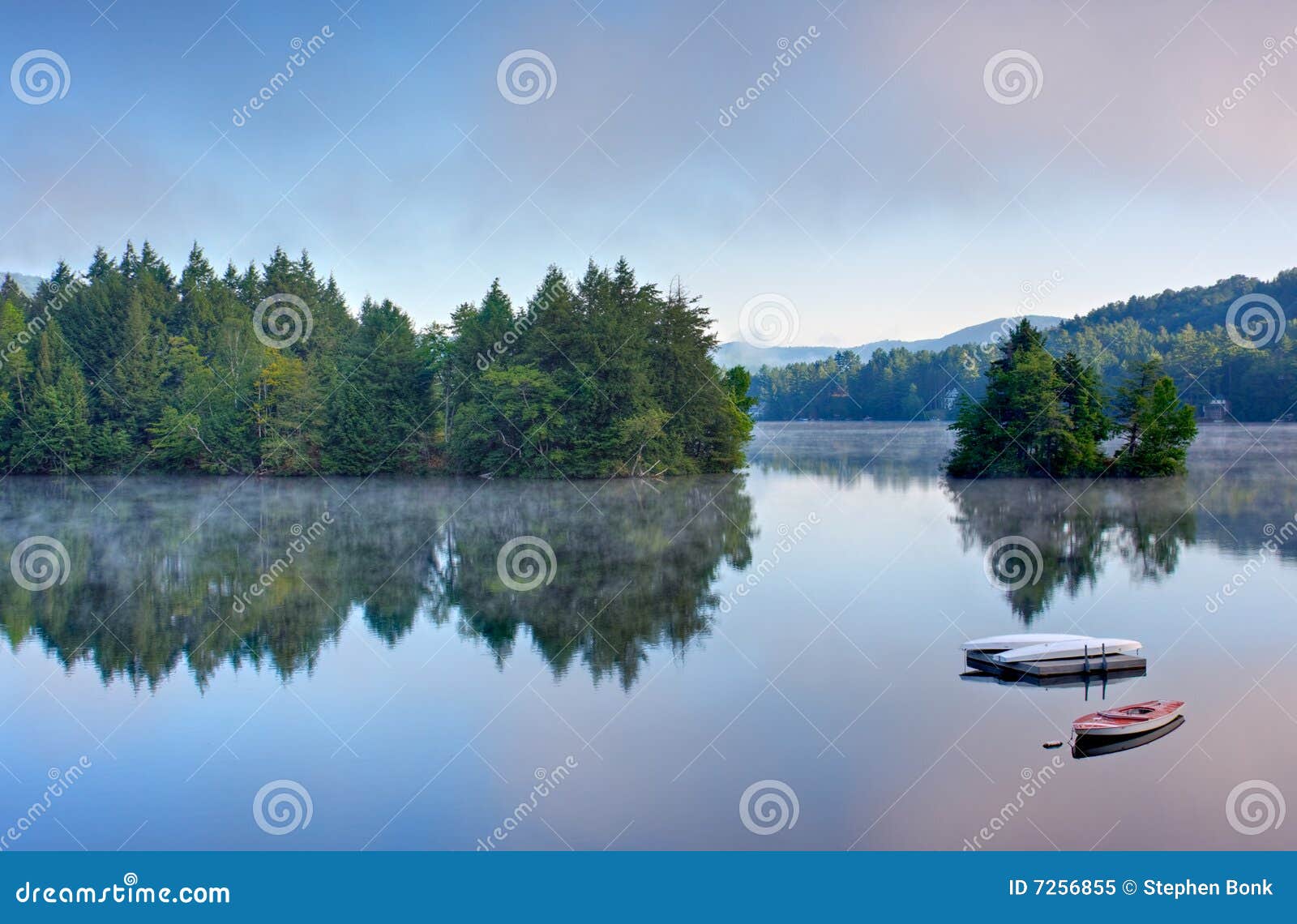 Mountain Lake in the Morning Stock Image - Image of outside, early: 7256855