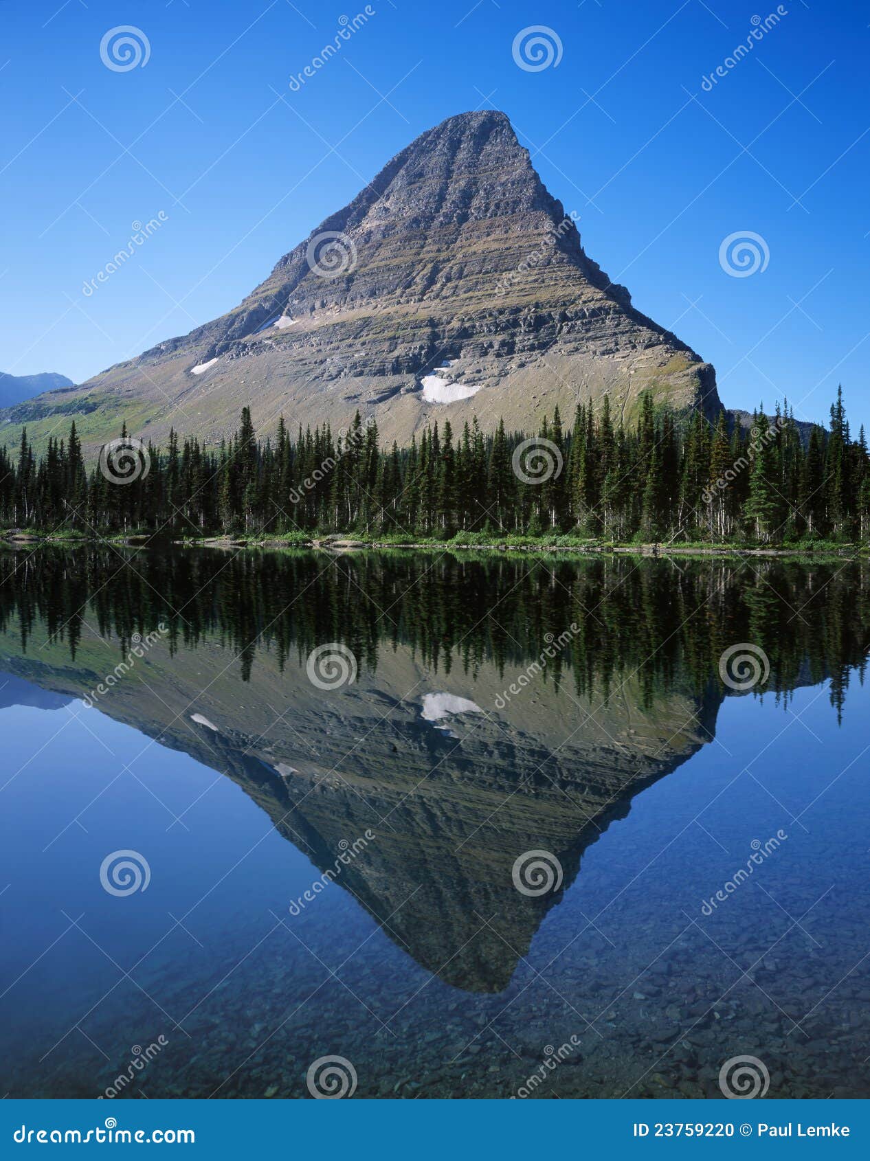 Mountain Lake Reflection stock photo. Image of beauty - 23759220