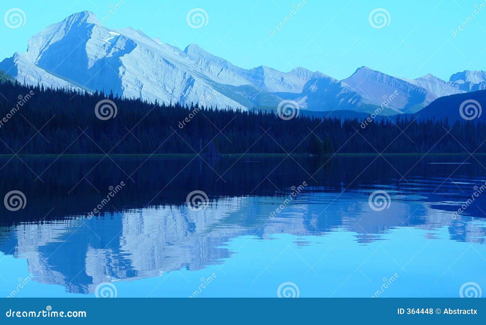 Mountain lake reflection stock photo. Image of nature, azure - 364448