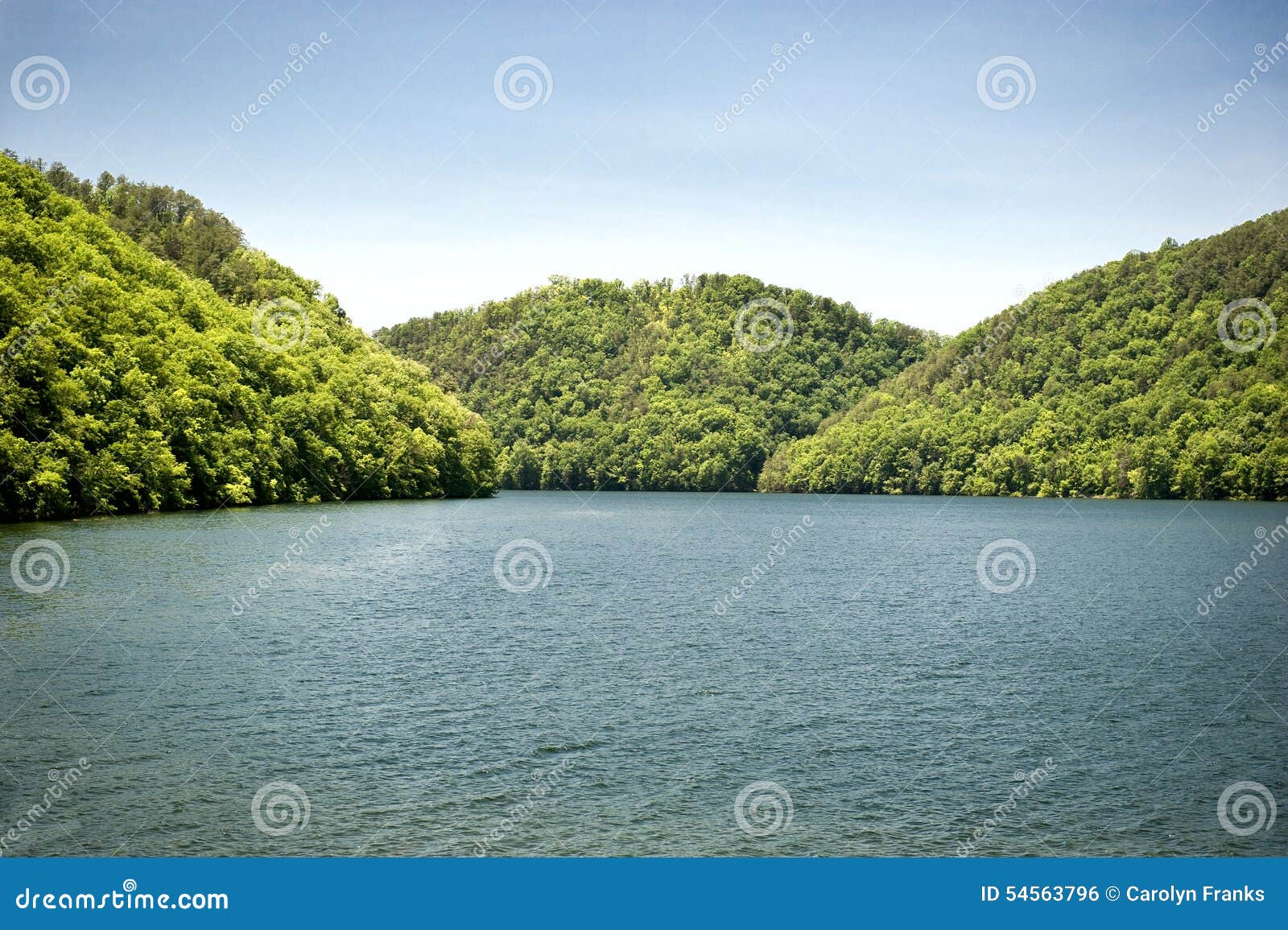 Mountain Lake in Spring Background Stock Photo - Image of lake, color ...