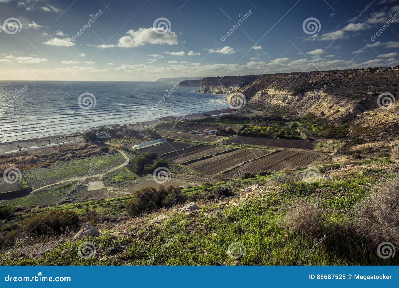 Mountain landscape, Cyprus stock photo. Image of nature - 88687528