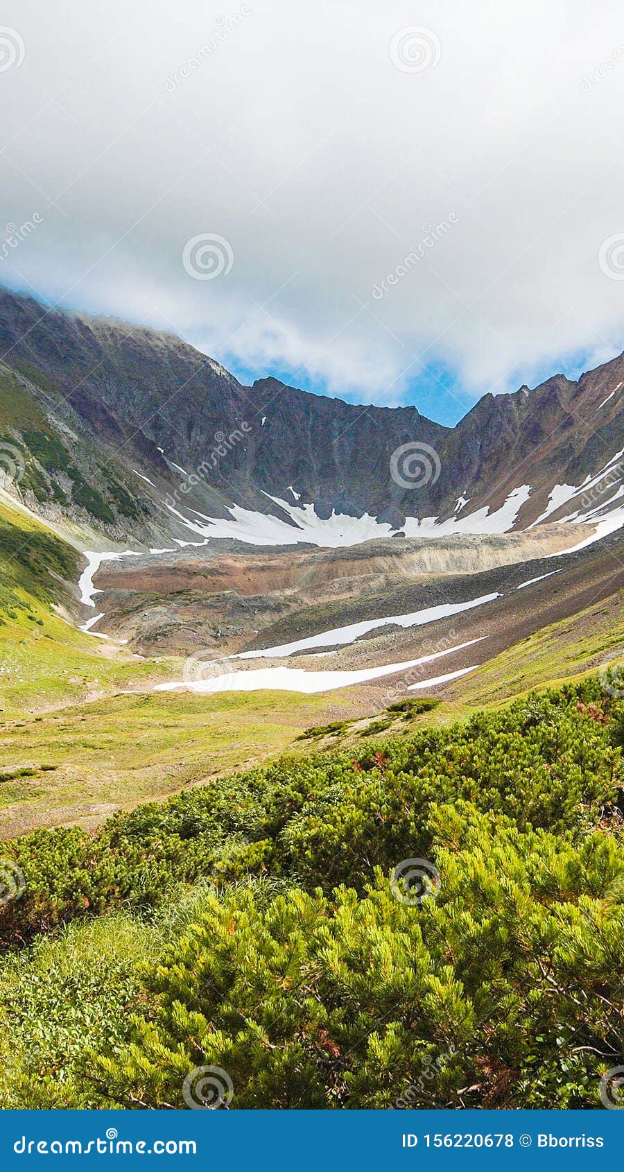 The Mountain Landscape in High Altitude Stock Photo - Image of nature ...