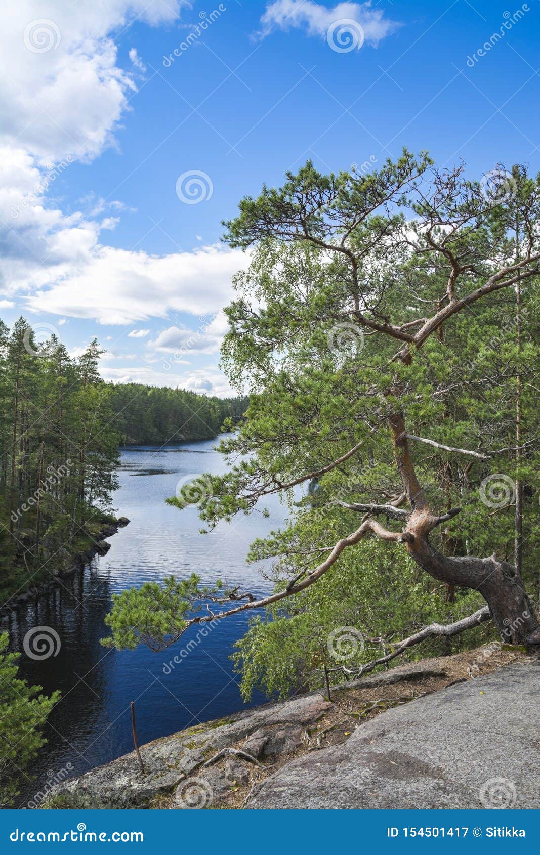 Mountain Landscape in Lapland Finland Stock Image - Image of overcast ...