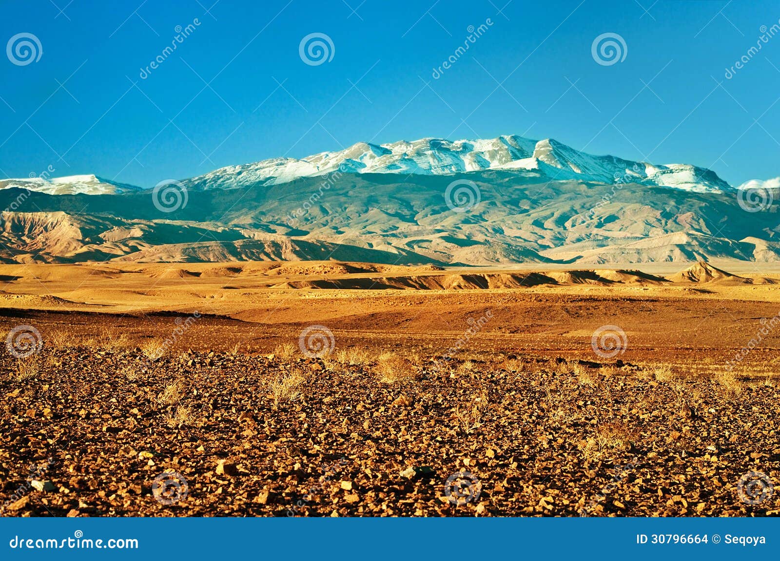 Mountain Landscape in the North of Africa Stock Photo - Image of ...