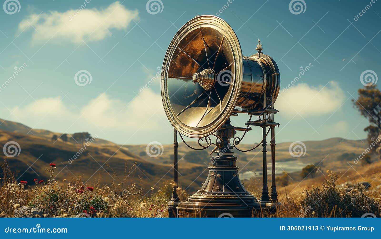 Mountain Landscape, Old Telescope, Broadcasting Adventure, Nature ...