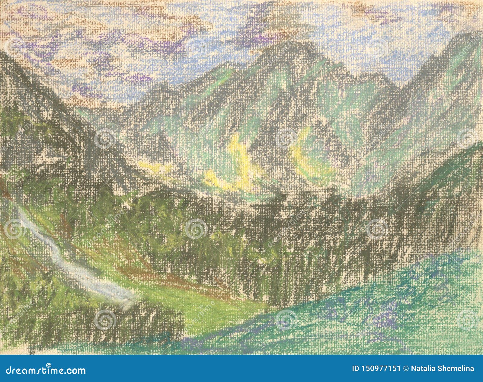 Mountain Horizon Stock Illustrations – 16,308 Mountain Horizon Stock ...