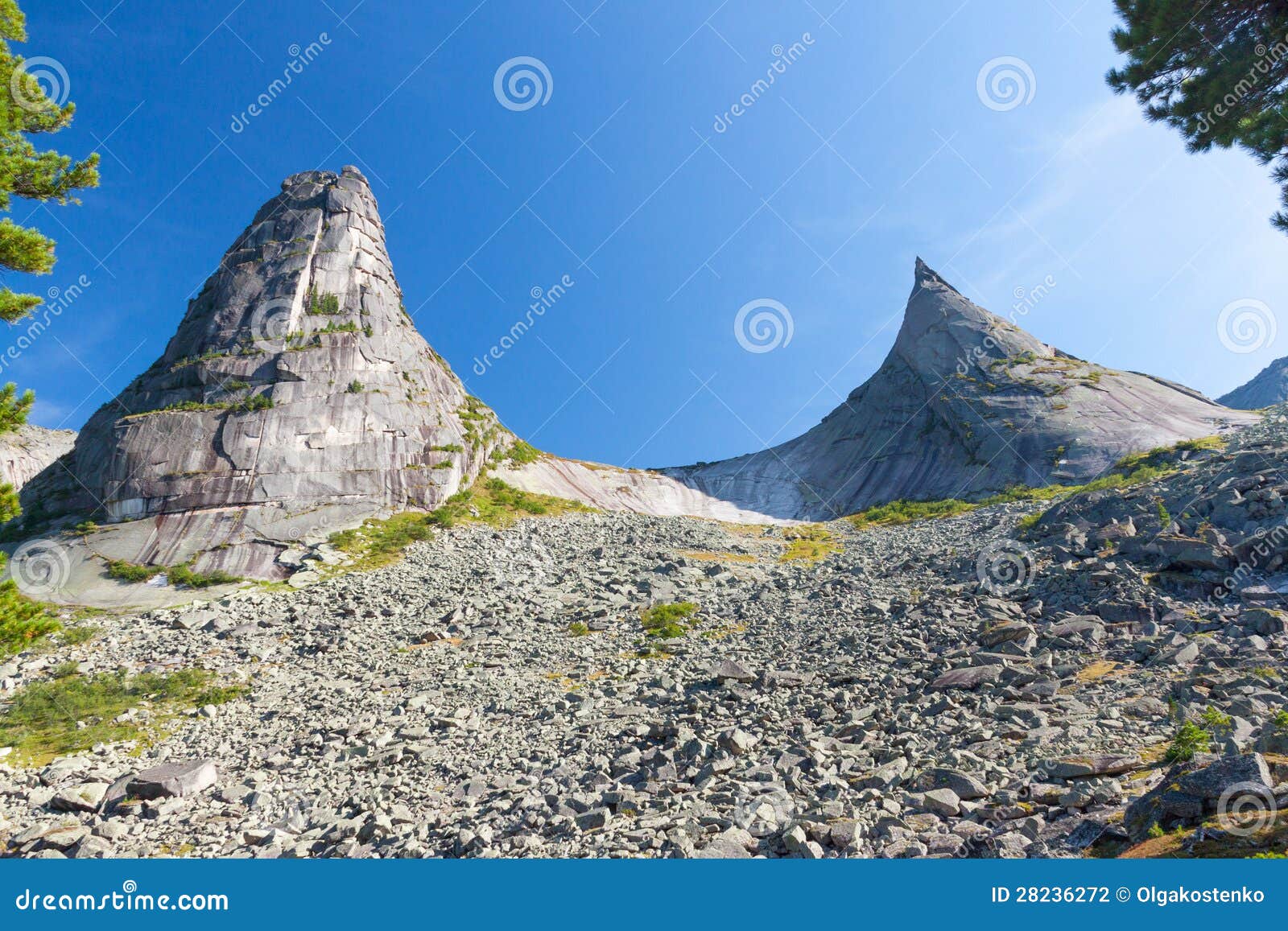 Mountain Parabola, Natural Park Ergaki, Siberia, Russia. Fabulou Stock ...