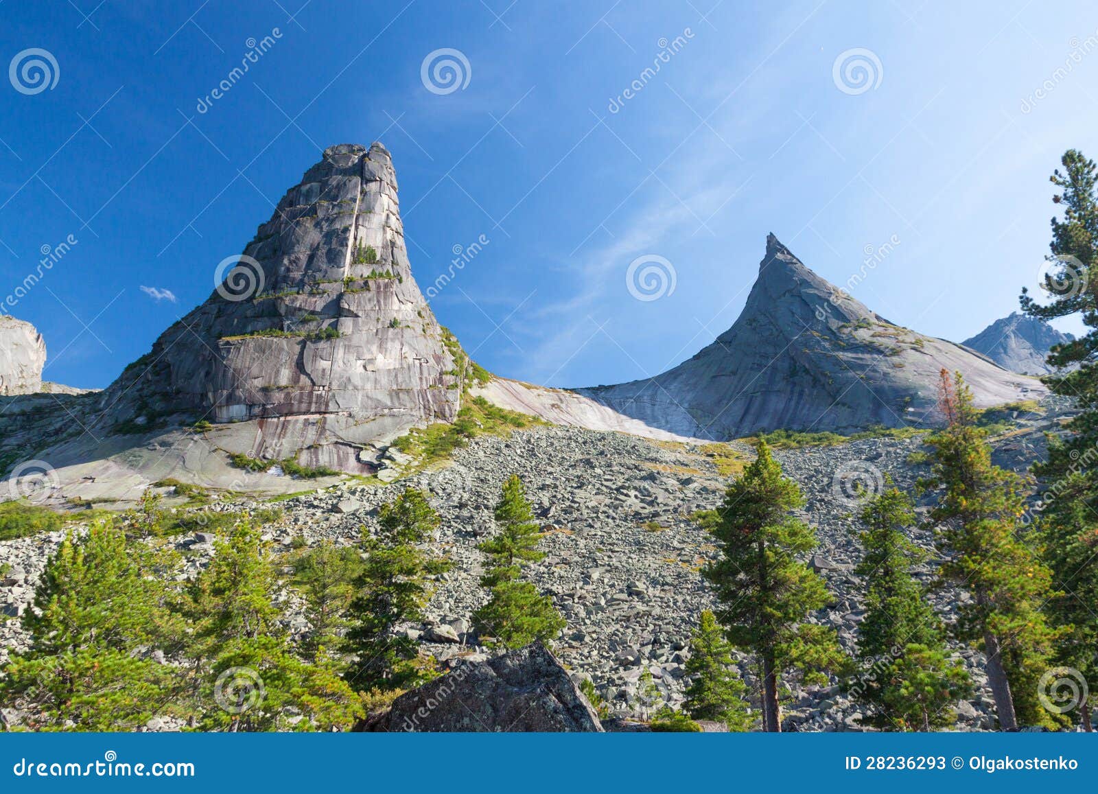 Mountain Landscape with River Stock Image - Image of holiday, travel ...