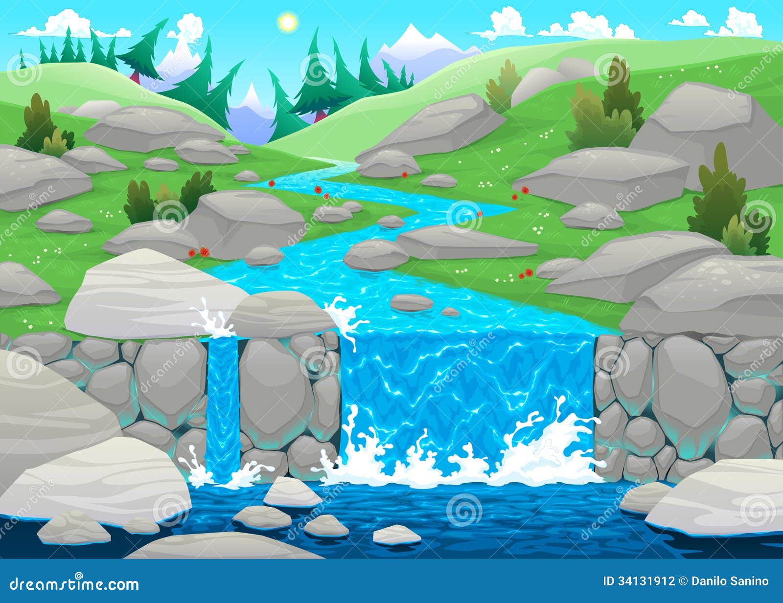 River Animated Clipart Images