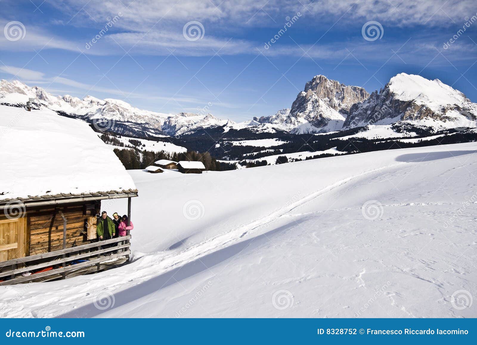 Mountain Landscape, Snow, Chalet Stock Photo - Image of austria, sunny ...