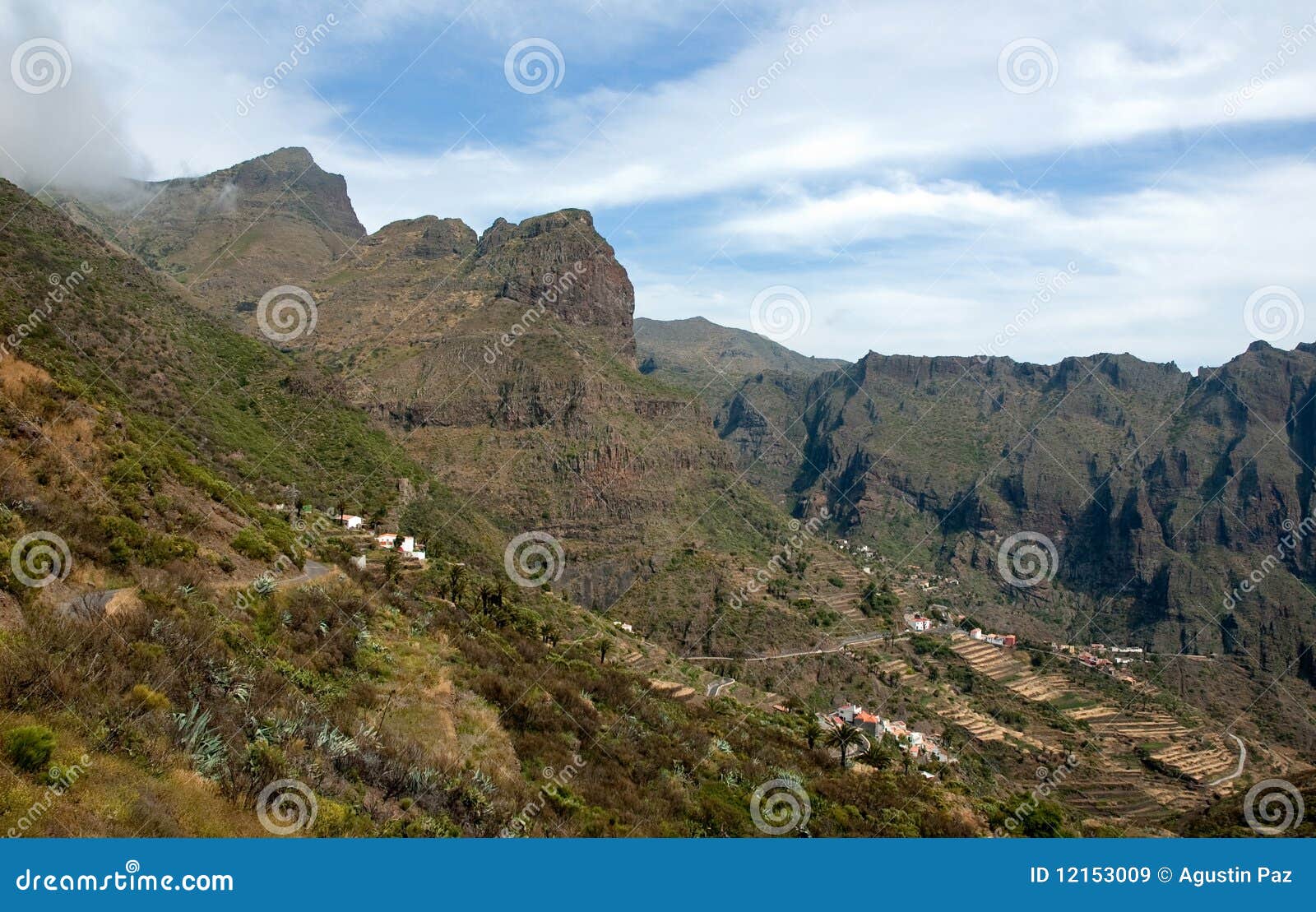 Mountain Landscape in Tenerife Stock Image - Image of garcia, holidays ...