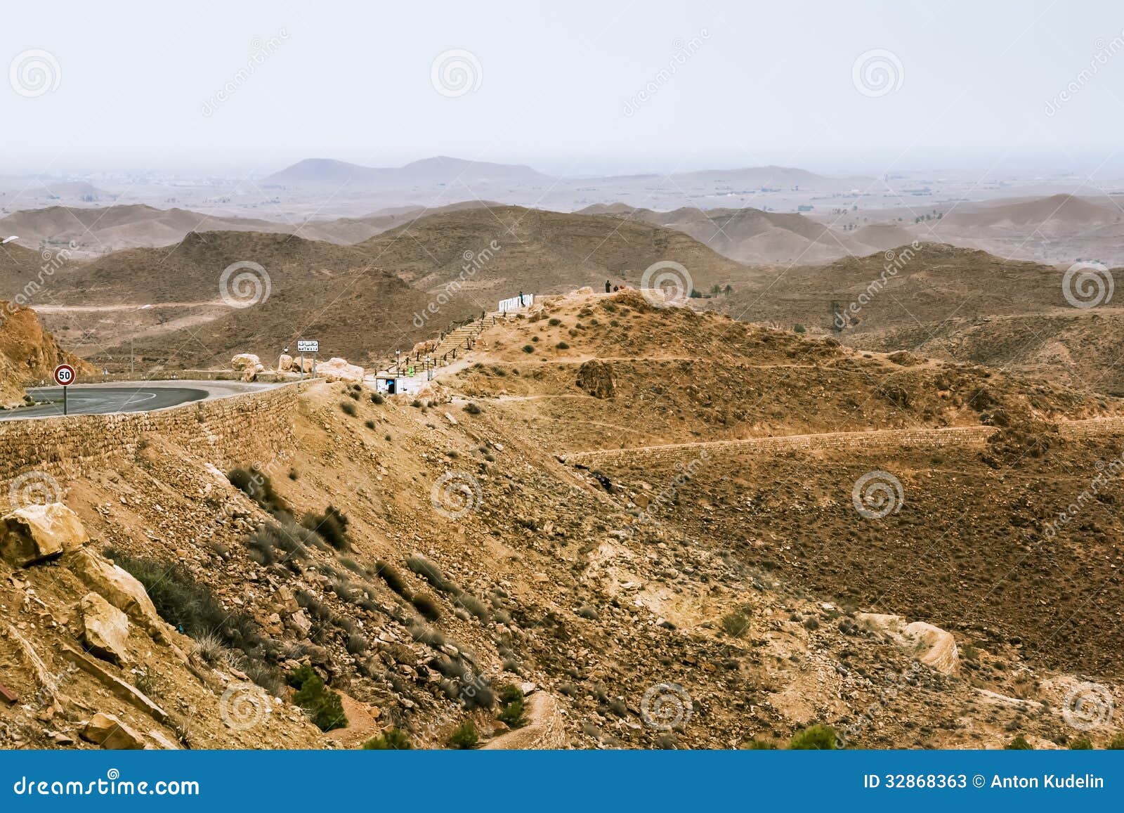 Mountain Landscape at the Town Matmata Stock Image - Image of ...