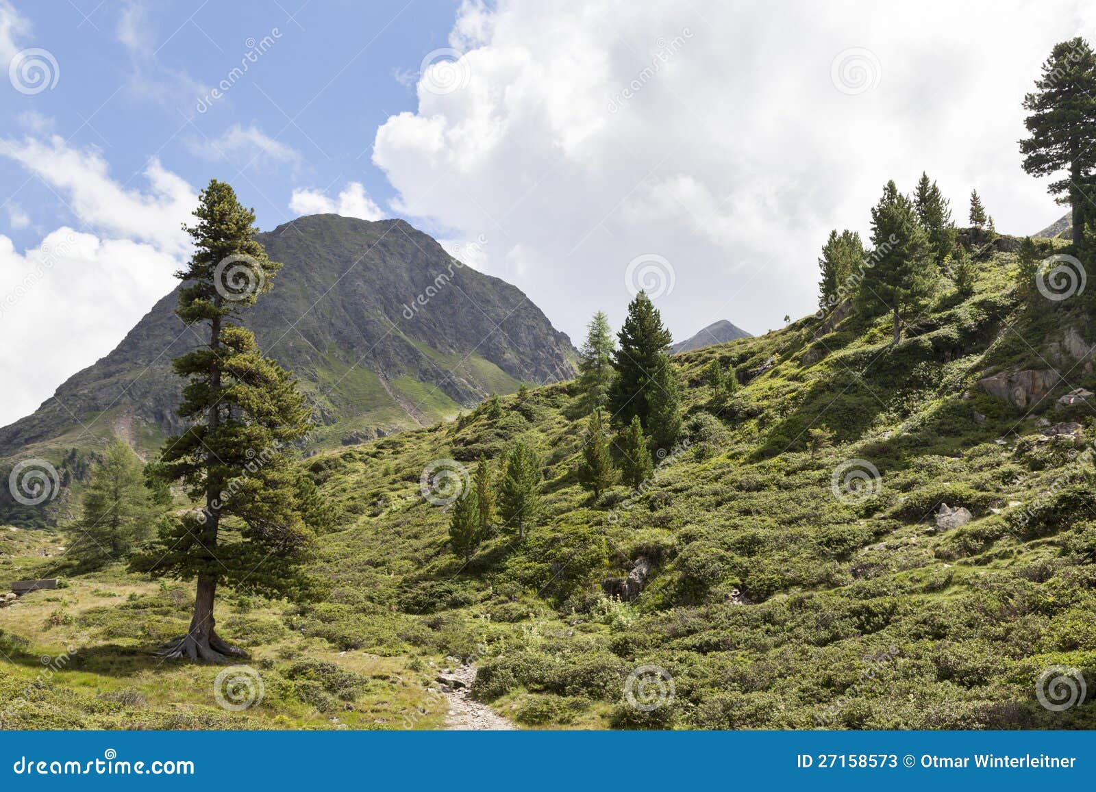 Mountain Landscape in Tyrol, Austria. Stock Image - Image of beautiful ...