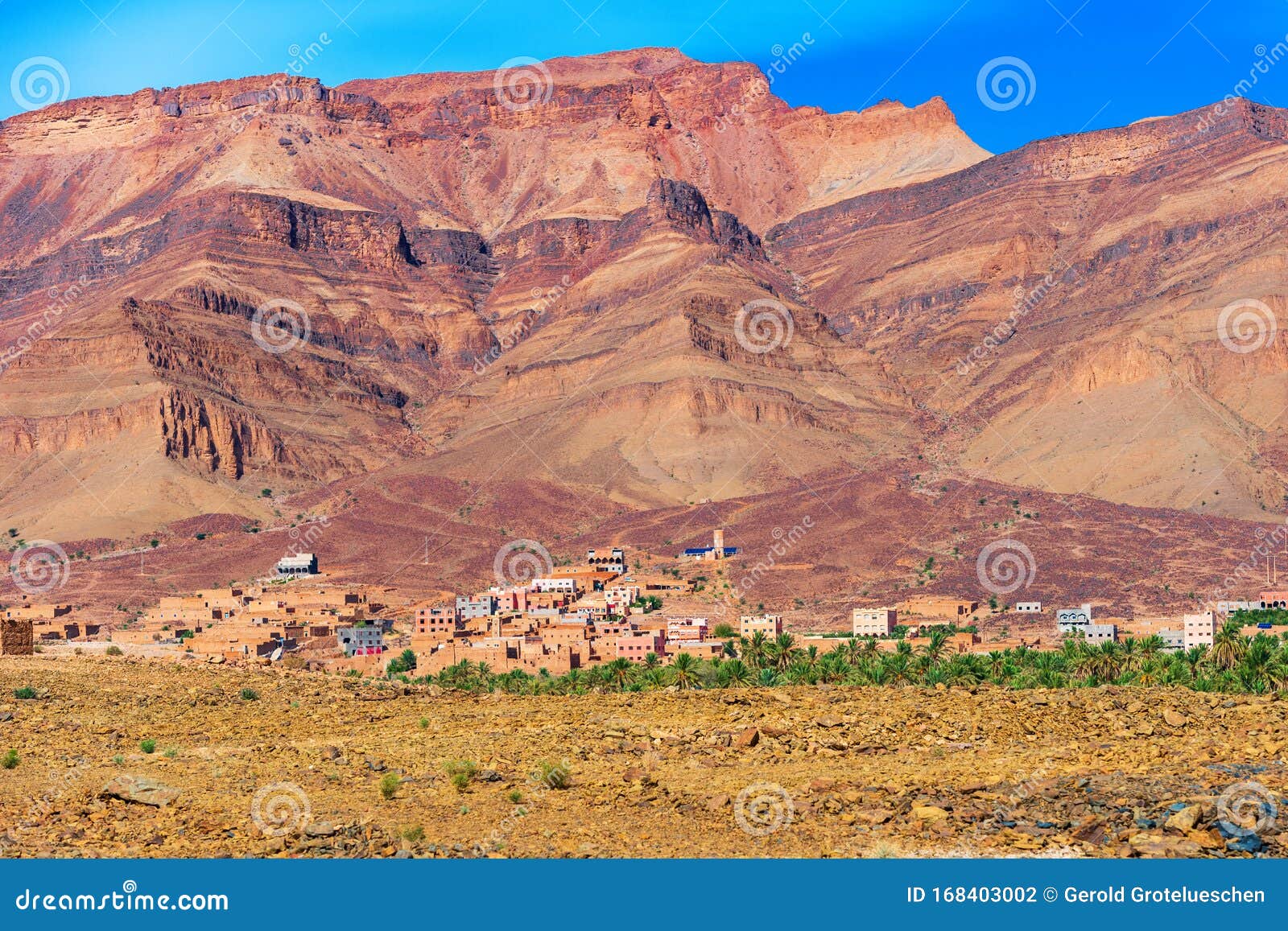 Mountain Landscape View, Zagora, Morocco Stock Photo - Image of view ...