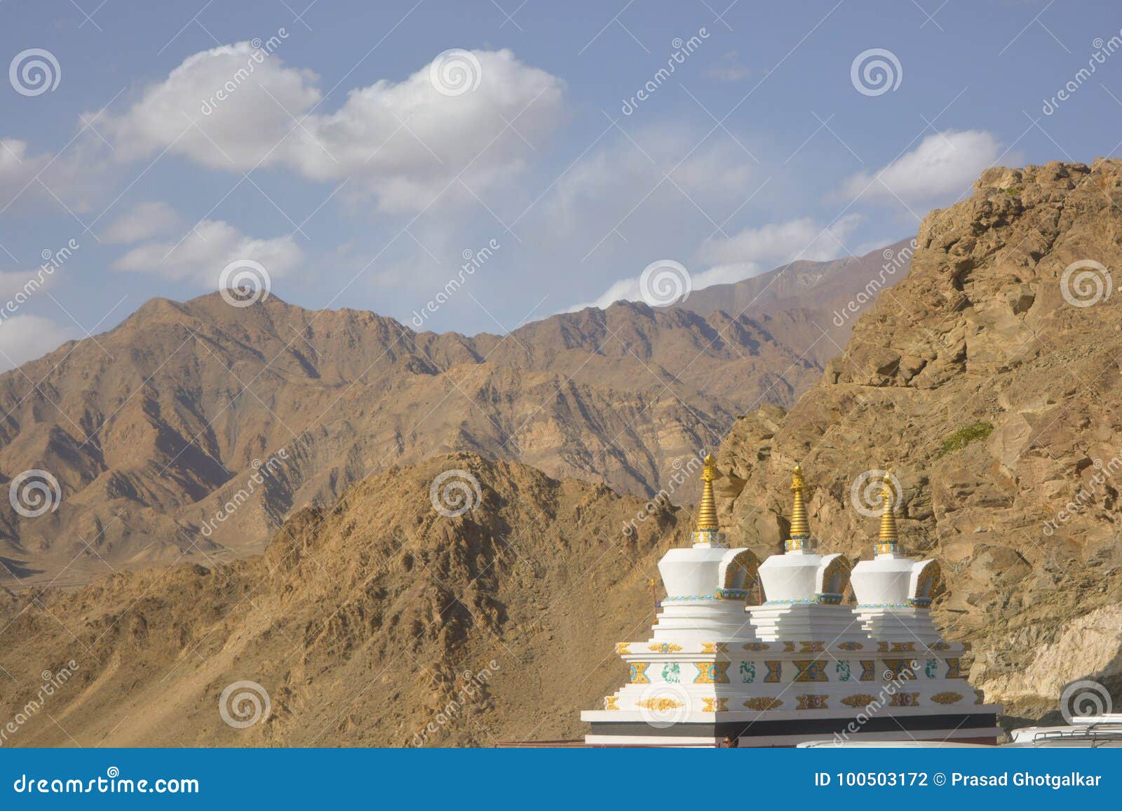 Leh, ladakh stock photo. Image of valley, rock, landscape - 100503172