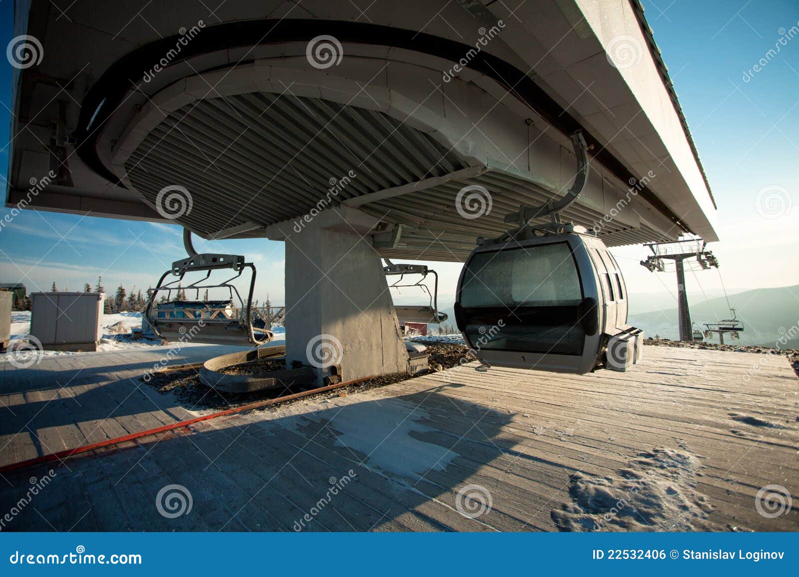 The mountain lift stock photo. Image of holiday, mountains - 22532406