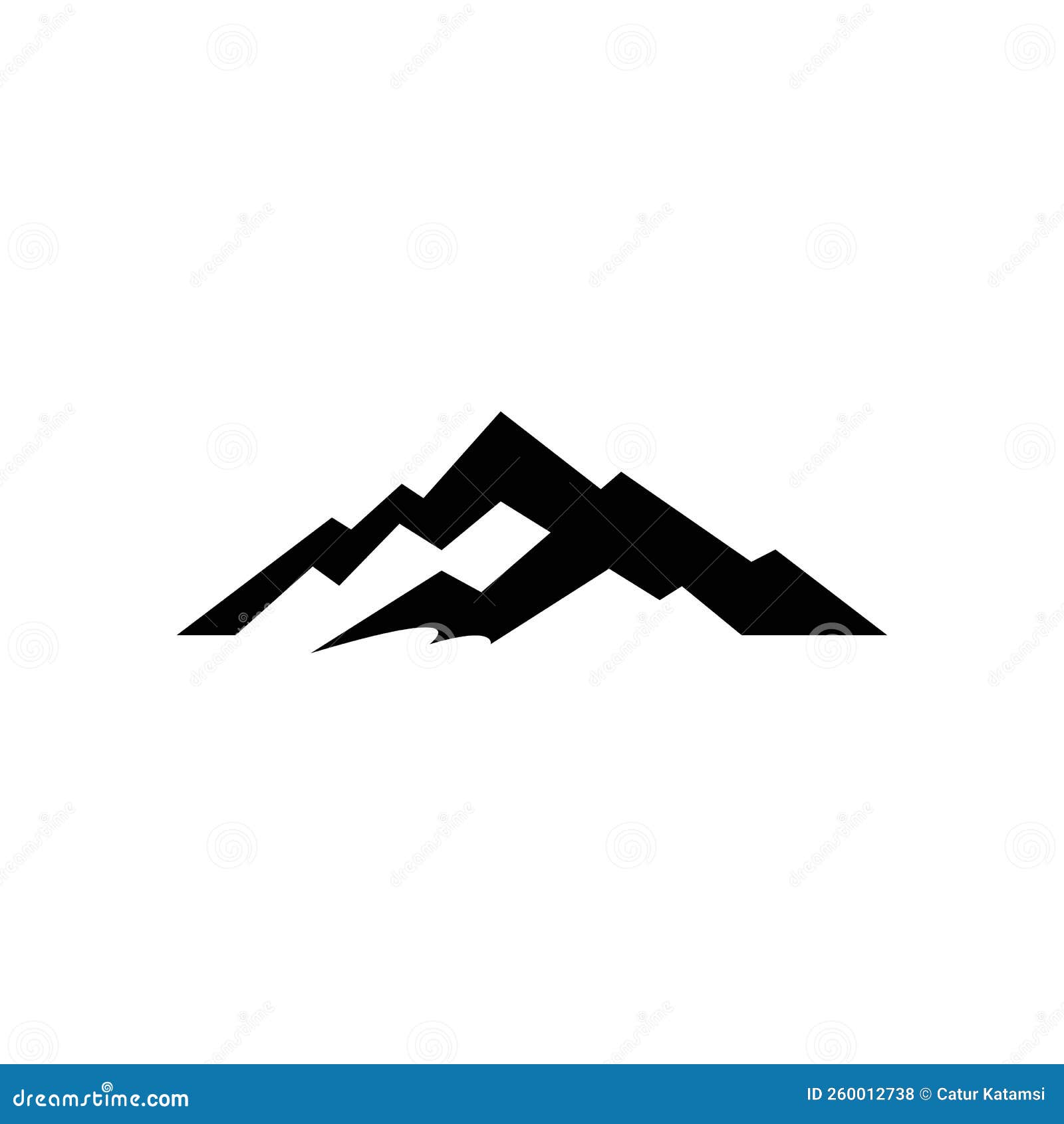 Mountain logo icon vector stock illustration. Illustration of tourism ...