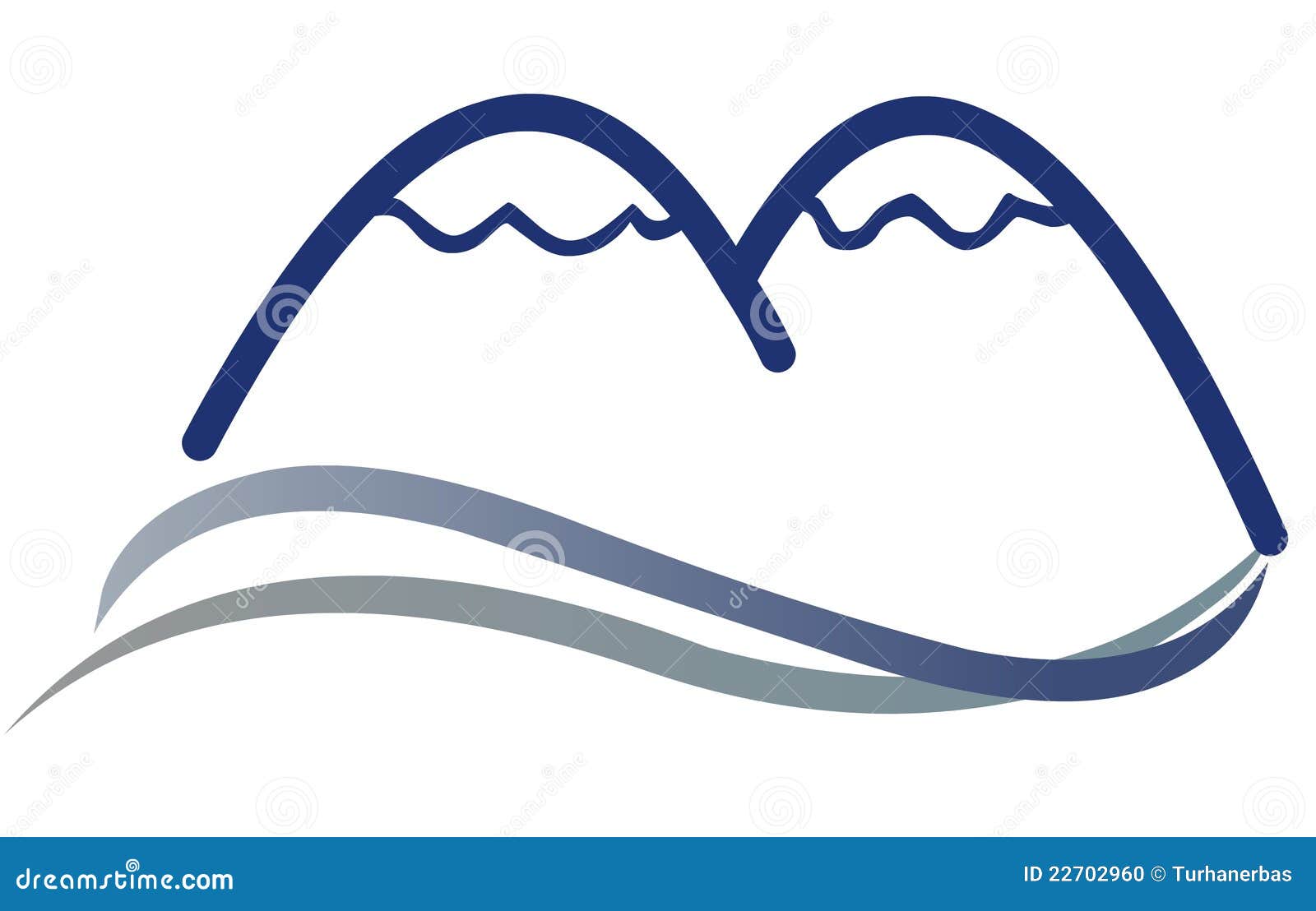 Mountain Logo Sign stock illustration. Illustration of nature - 22702960