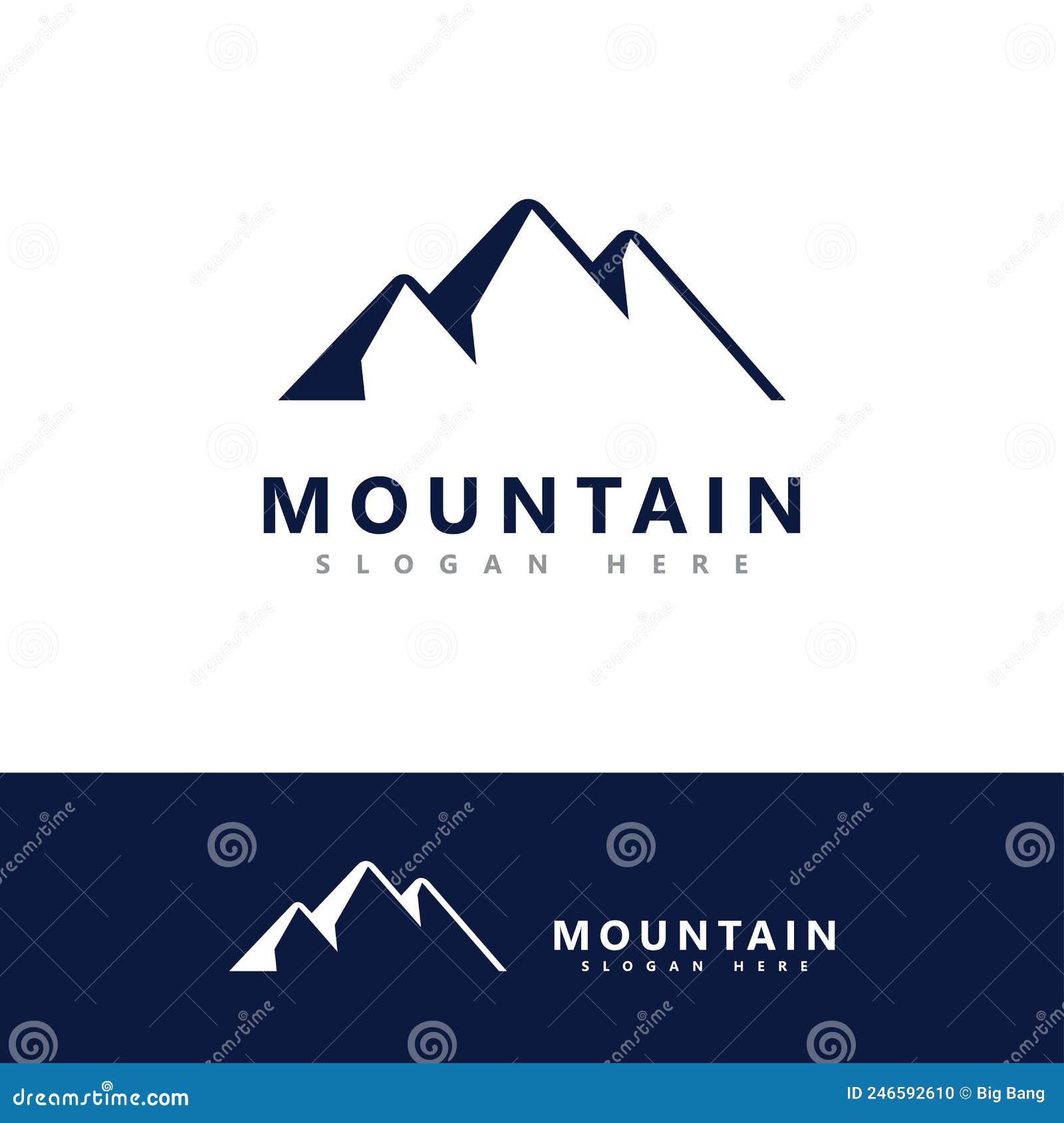 Mountain Logo Templates. Mountain Logo Template Vector Icon ...