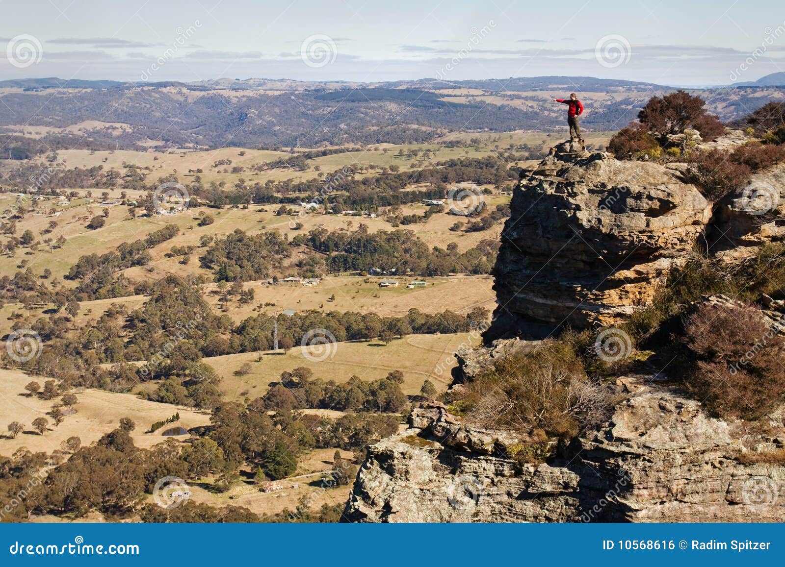 Mountain Lookout stock photo. Image of tracker, horizont - 10568616