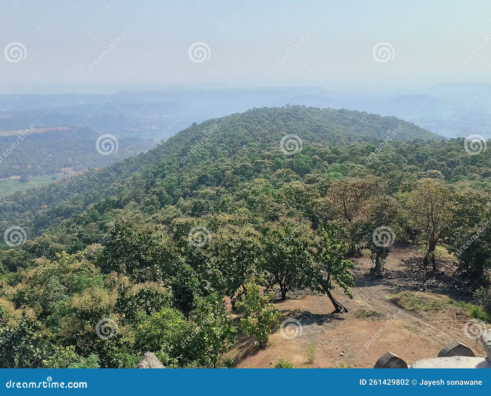 Mountain of mahurgad stock photo. Image of mahurgad - 261429802