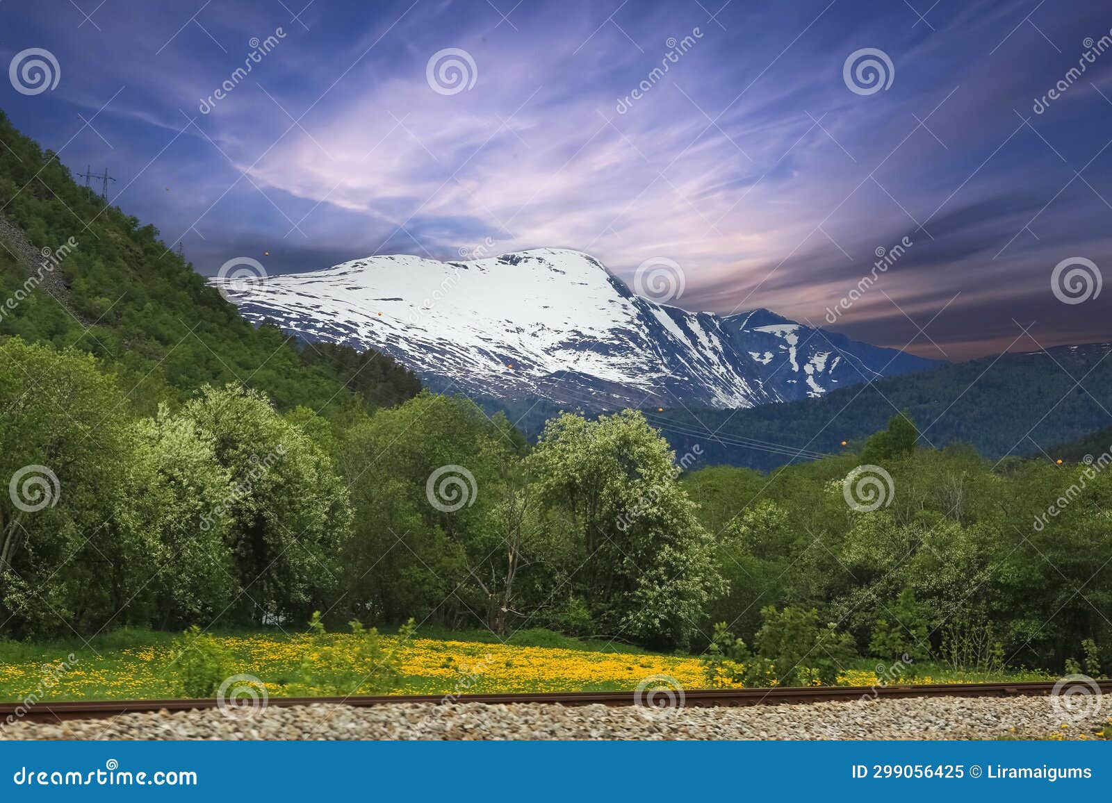 Mountain Massif Trollheimen, Norway Stock Image - Image of tour ...