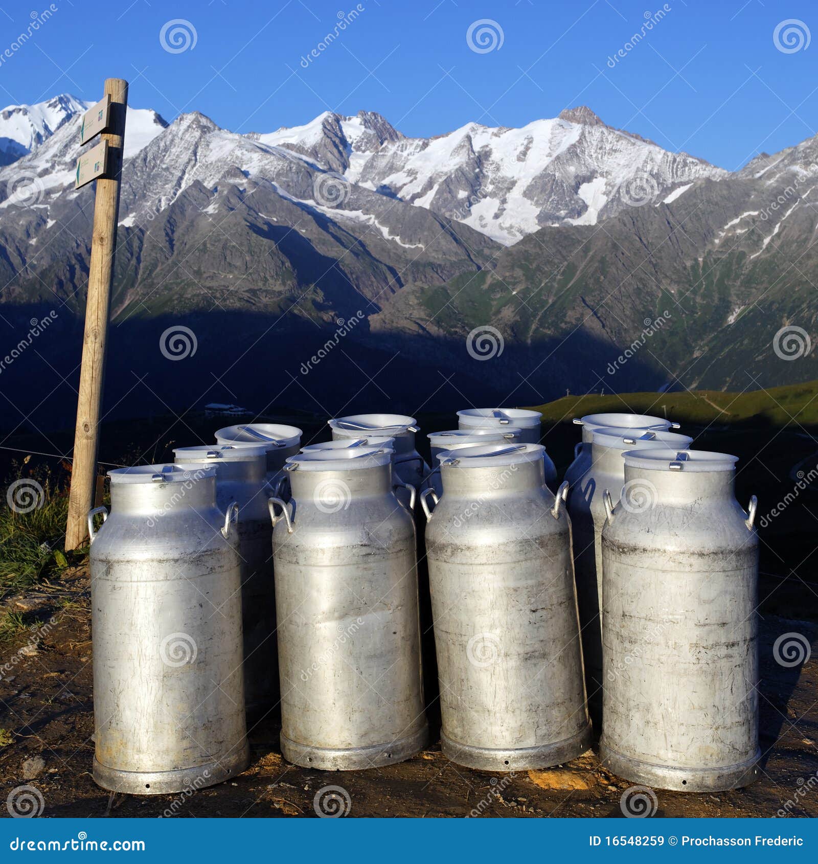 Mountain milk stock image. Image of mountain, alps, france - 16548259