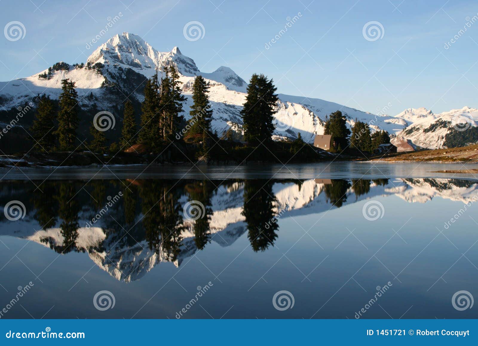 Mountain Mirror stock image. Image of breathtaking, glacier - 1451721