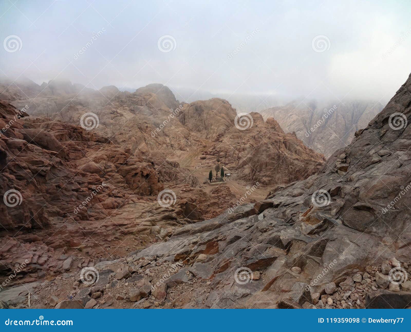 The Mountain of Moses, Sinai Stock Photo - Image of ascent, friar ...