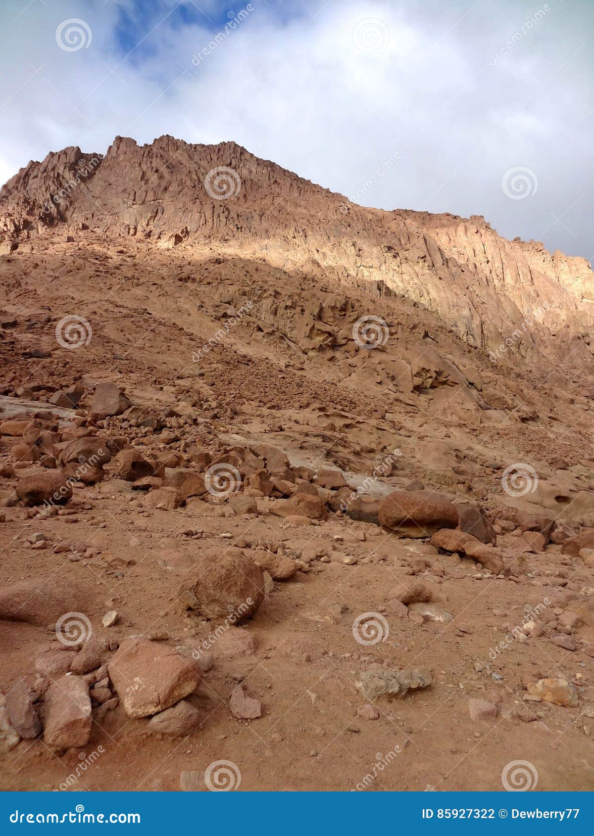 The Mountain of Moses, Sinai Stock Photo - Image of dawn, monastic ...