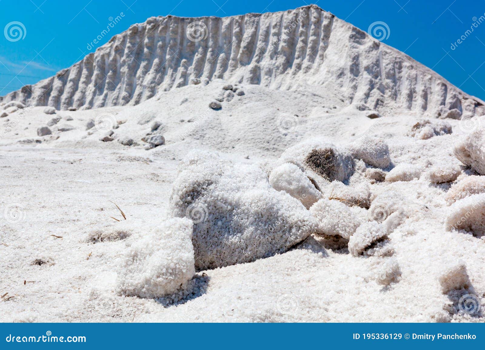 Mountain of natural salt stock image. Image of quot - 195336129