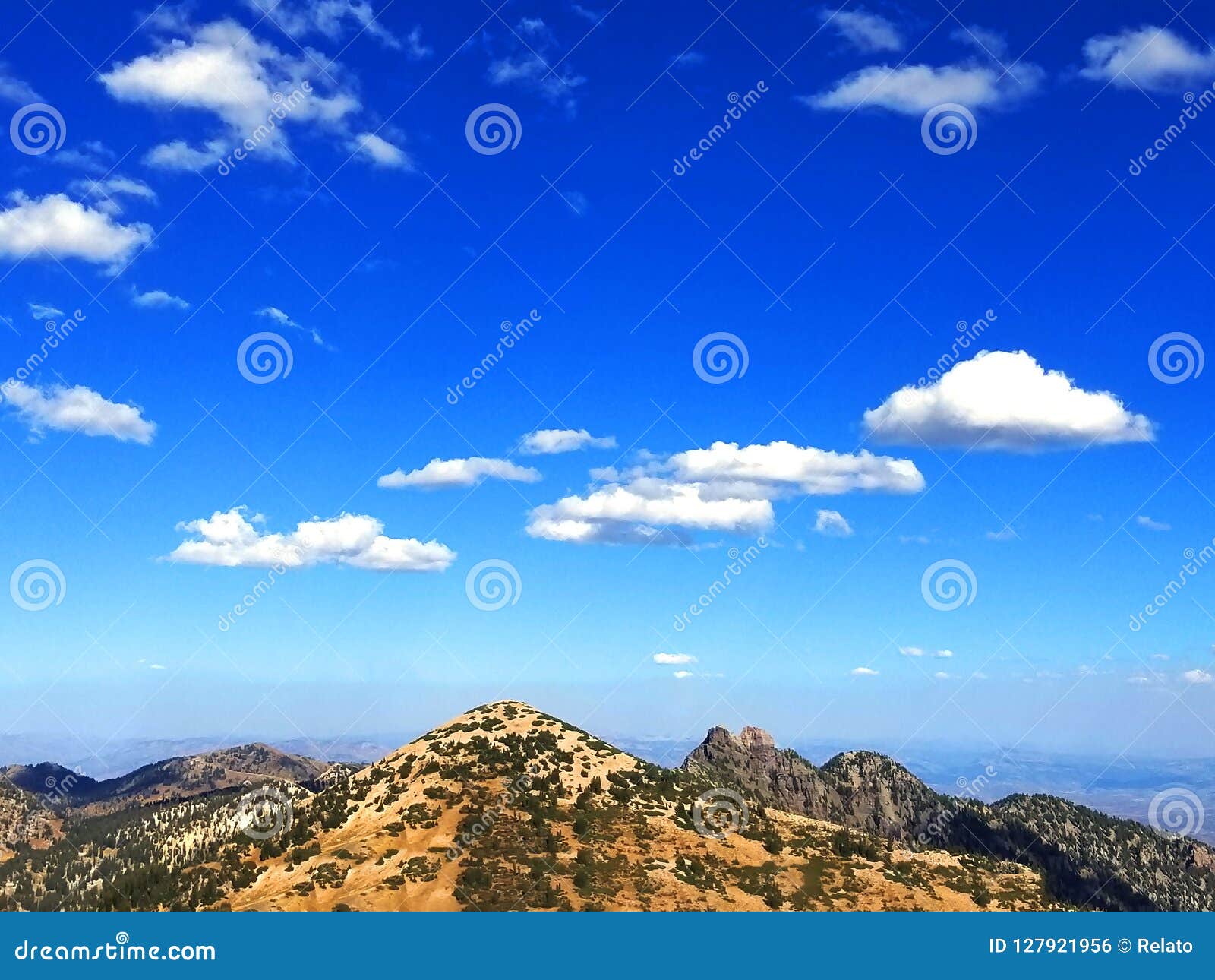 Mountain Nature Background. Snowbird Resort, Utah. Stock Photo - Image ...