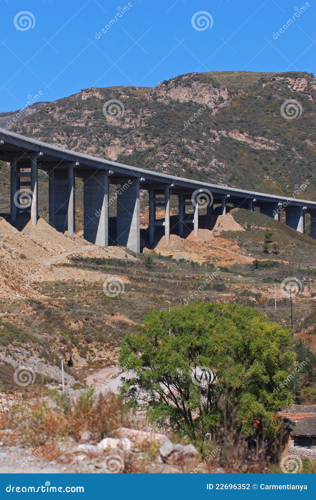 Mountain overpass stock photo. Image of outdoor, overlook - 22696352