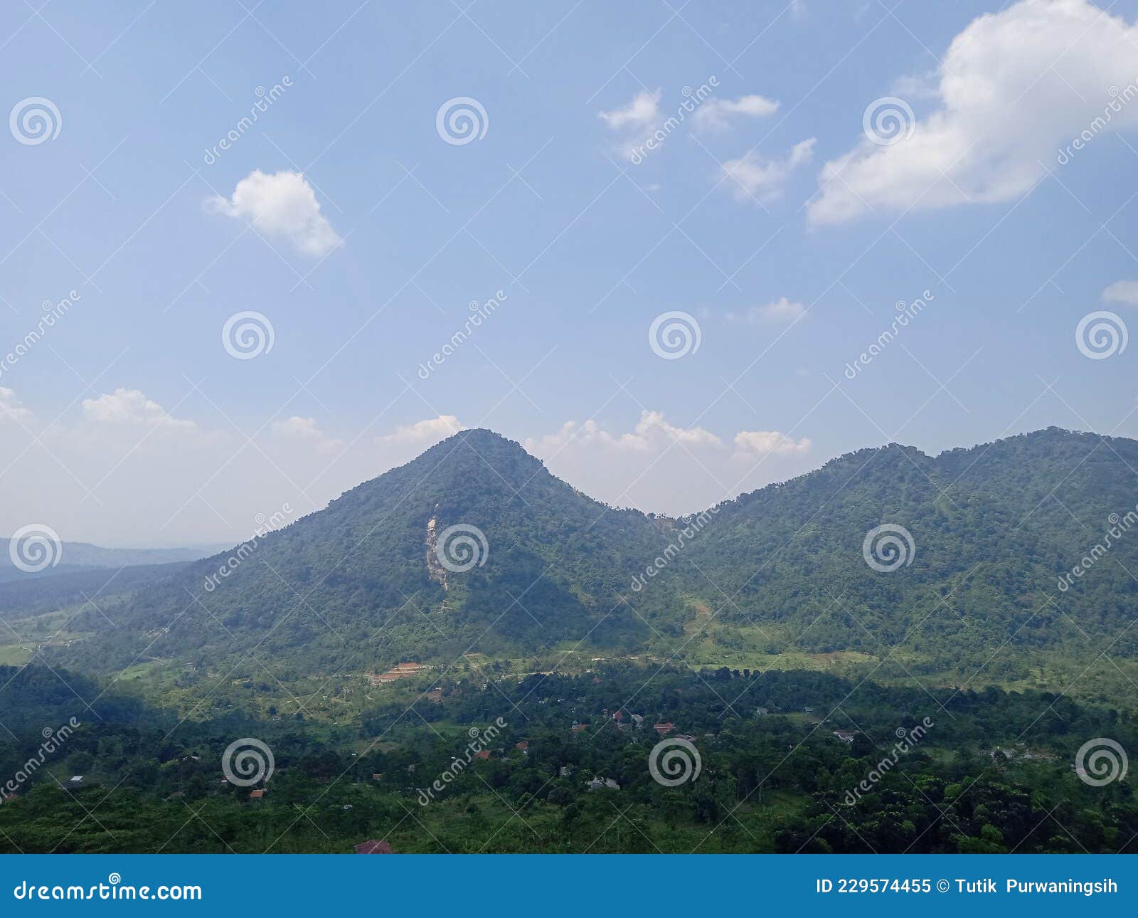Photo Mountain Pancar, West Java Indonesia Stock Image - Image of land ...