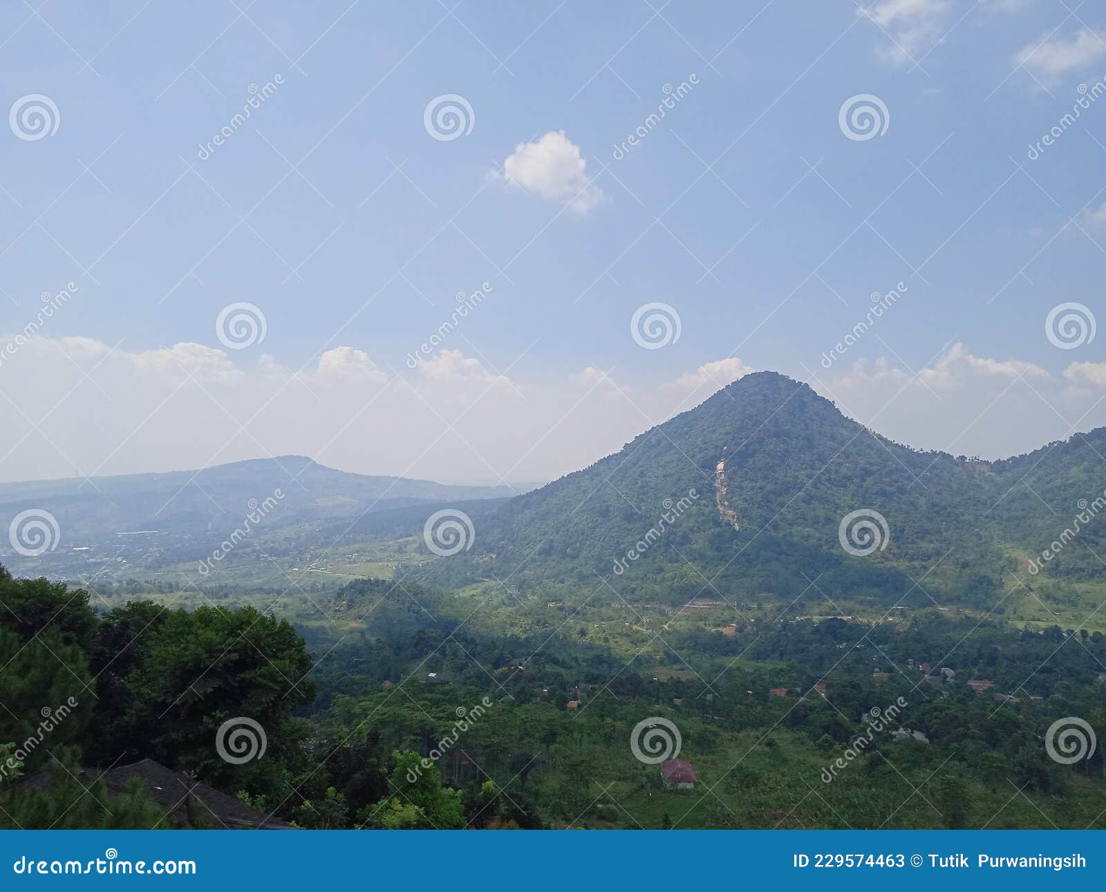 Photo Mountain Pancar, West Java Indonesia Stock Image - Image of scene ...